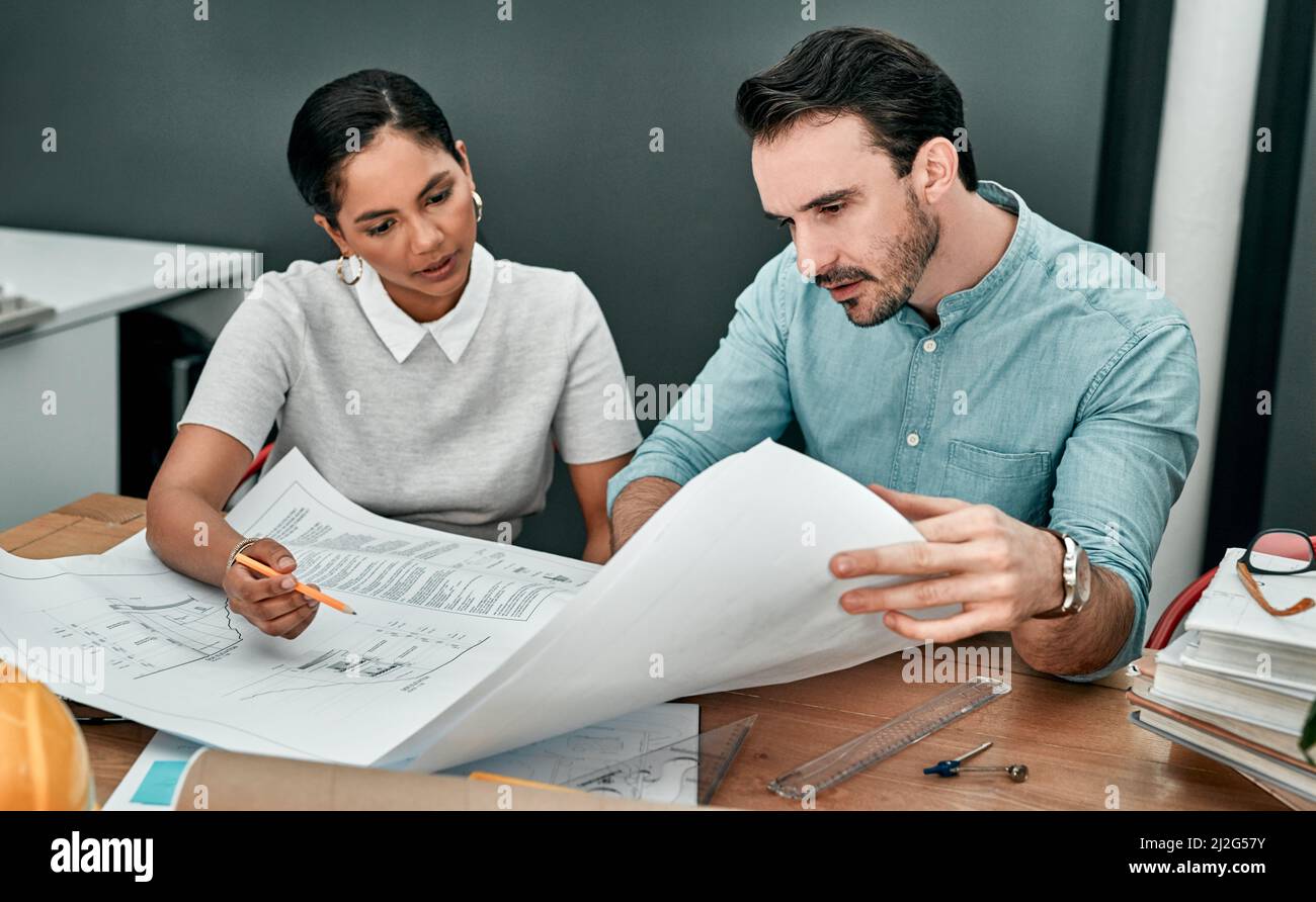 Male female architects working hi-res stock photography and images - Alamy