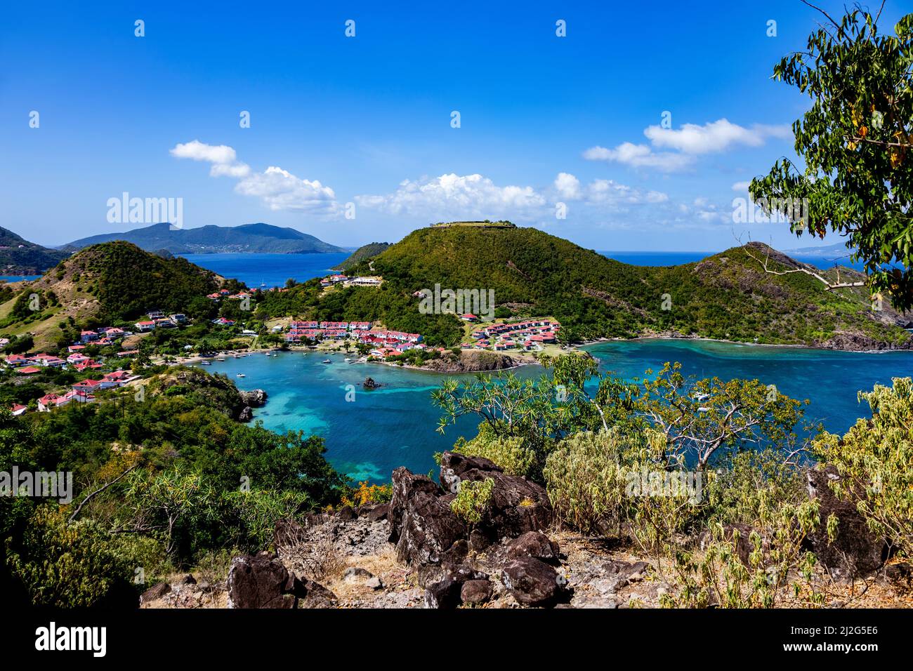 Bay of Marigot, Terre-de-Haut, Iles des Saintes, Les Saintes ...