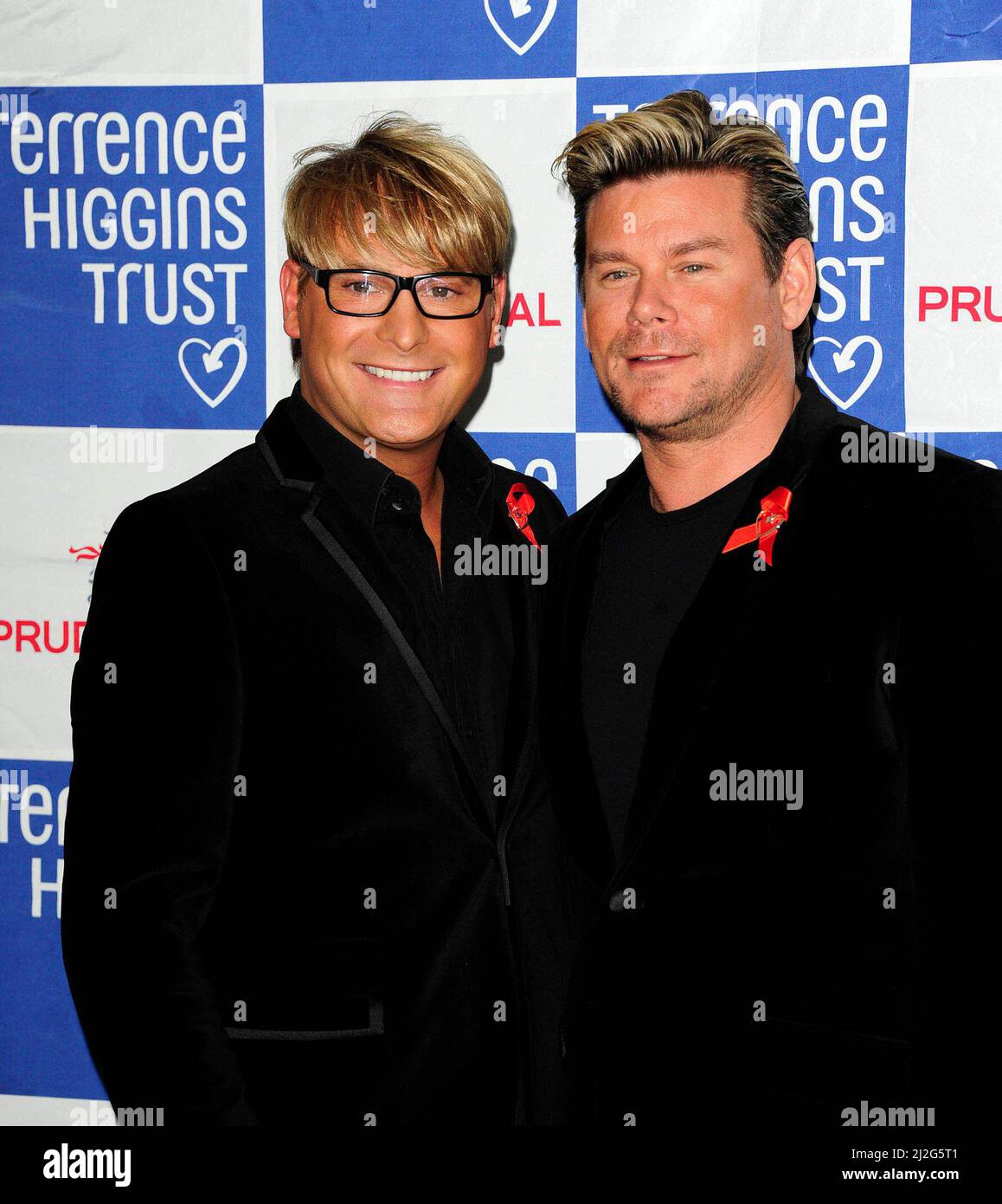 London, UK. Gary Cockerill and Phil Turner at the Lighthouse Gala ...