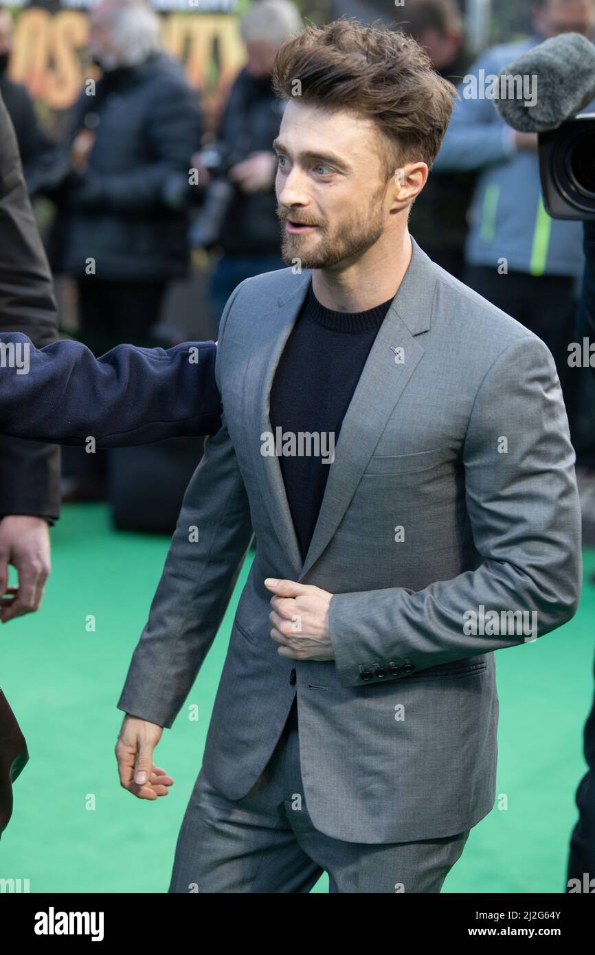 Daniel Radcliffe attends the UK Special Screening of "The Lost City" at ...