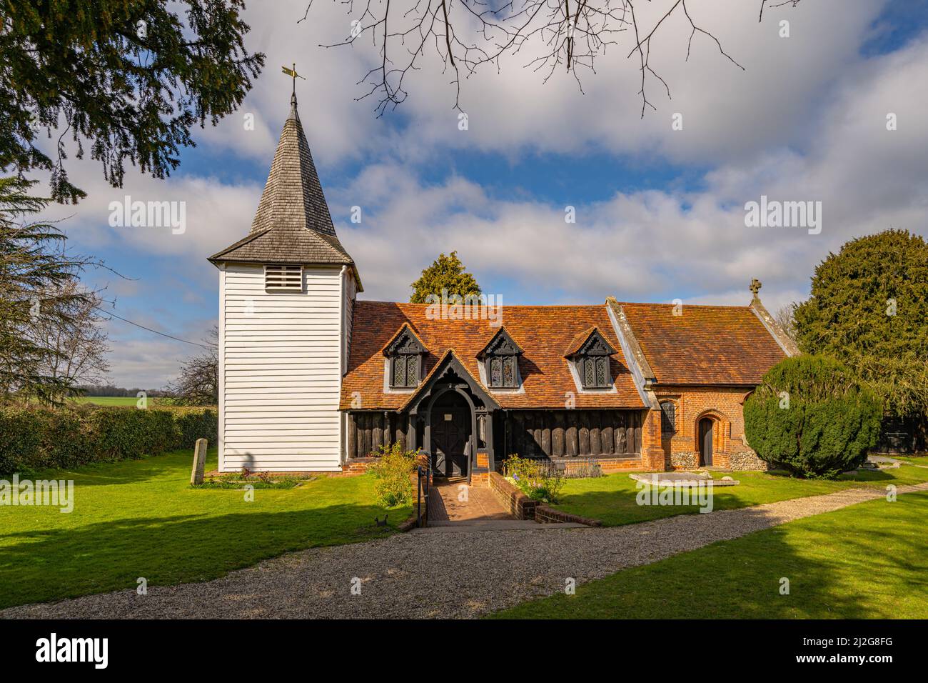 St. Andrews Church, Greensted, Ongar, Essex. the oldest ‘Stave Built ...