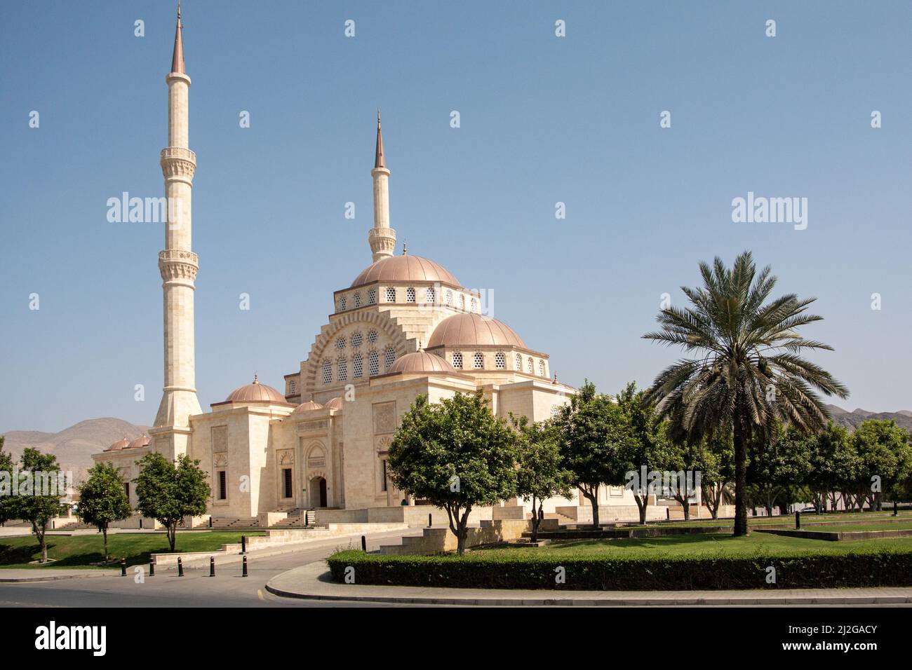 A view of Said Bin Taimur Mosque in Oman Stock Photo - Alamy