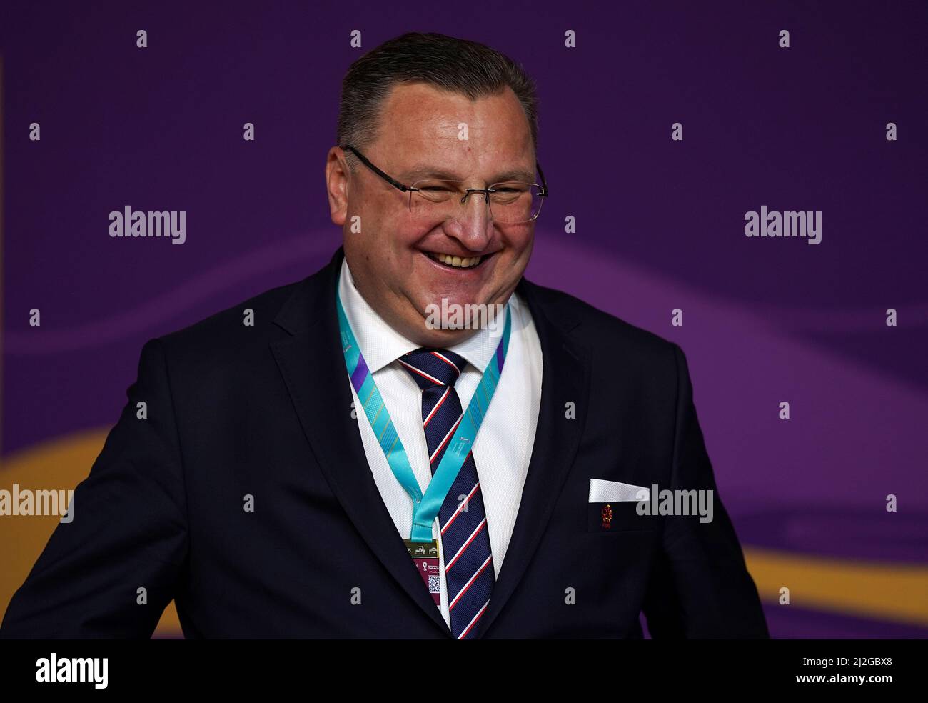 Poland manager Czeslaw Michniewicz during the FIFA World Cup Qatar 2022 ...