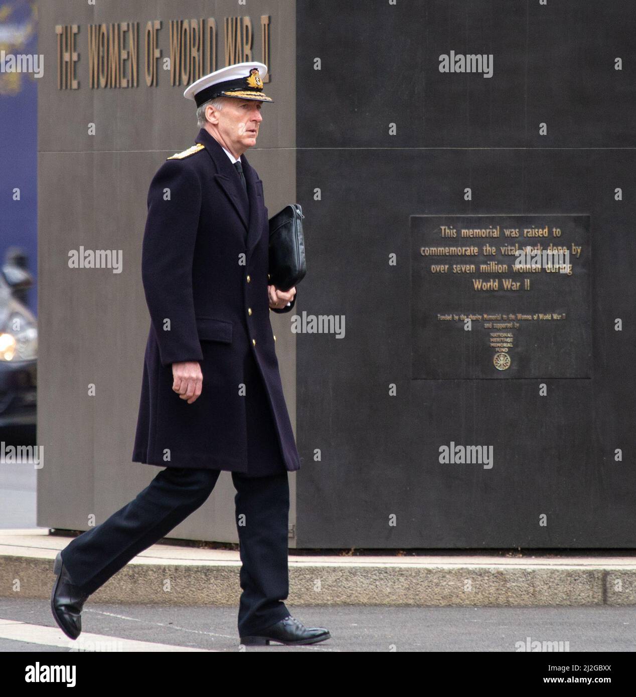 London, England, UK. 1st Apr, 2022. Chief of Defence Staff Admiral TONY ...