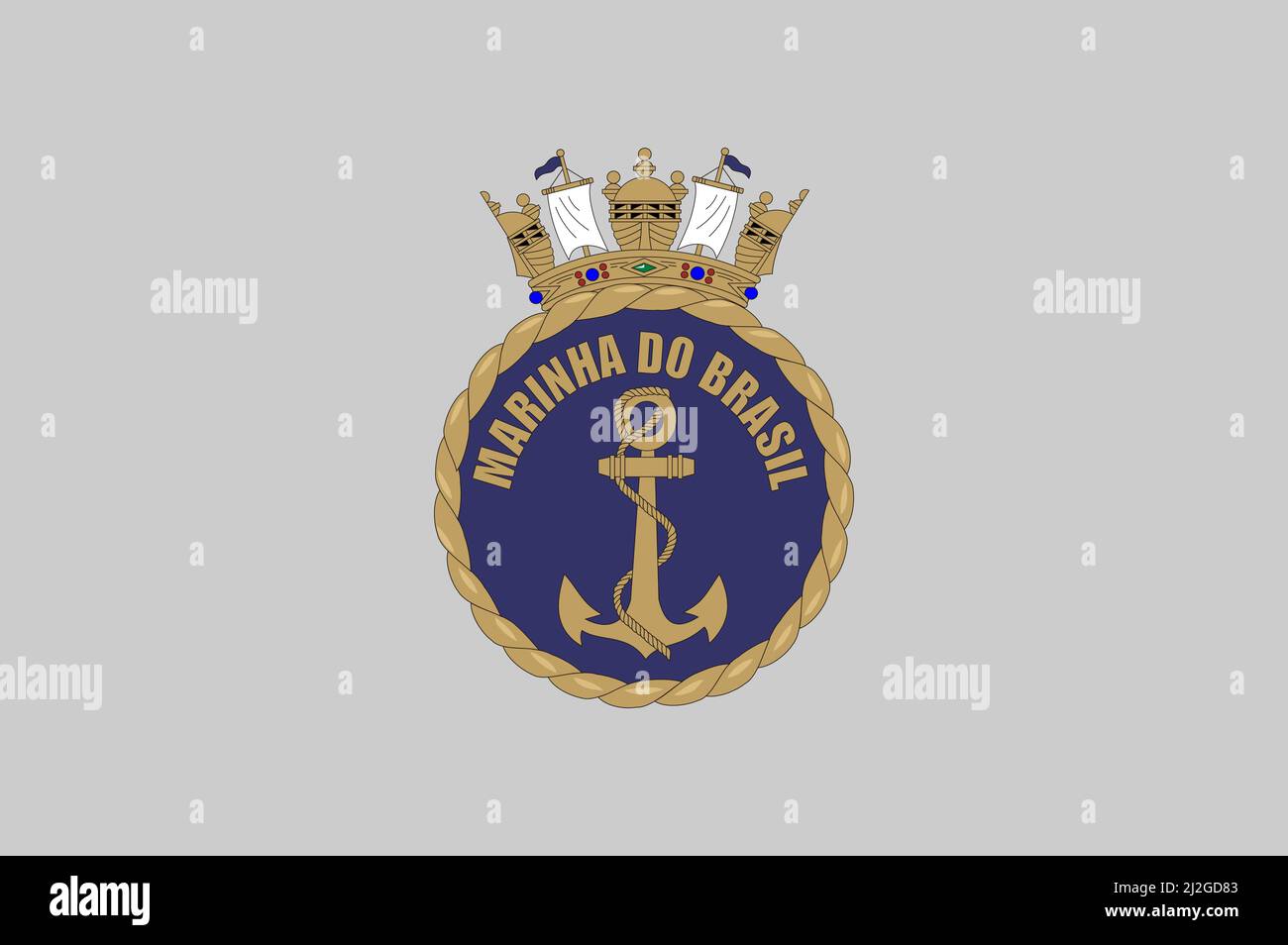 Top view of flag the Brazilian Navy, Brazil. Brazilian patriot and ...
