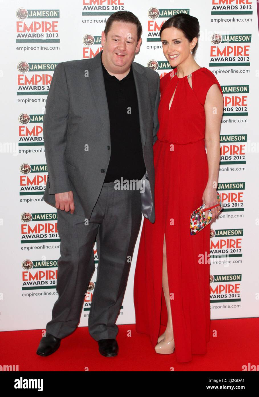 London. UK. Johnny Vegas and Maia Dunphy at the Jameson Empire Film ...