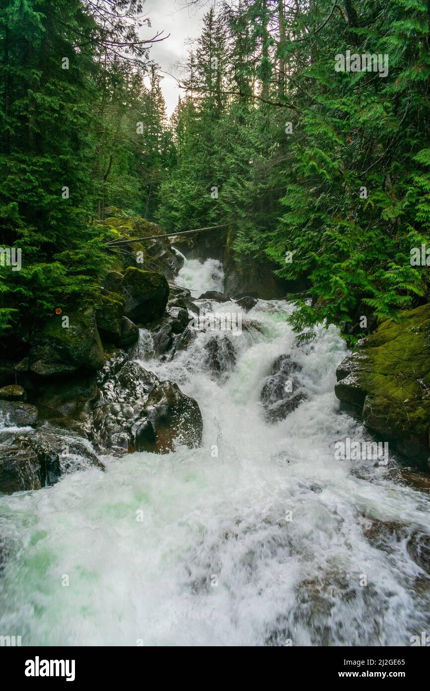 Deception Falls Makes A Beautiful Stop Along Stevens Pass In The North