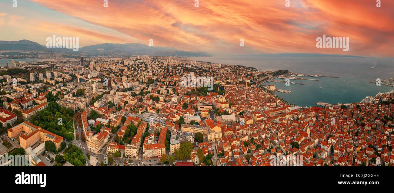 View to Split, Croatia Stock Photo - Alamy