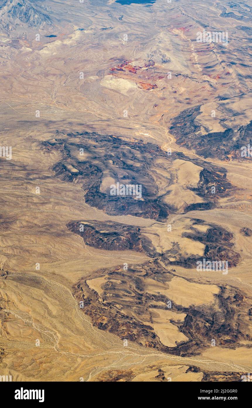 An aerial view taken from the plane Stock Photo - Alamy