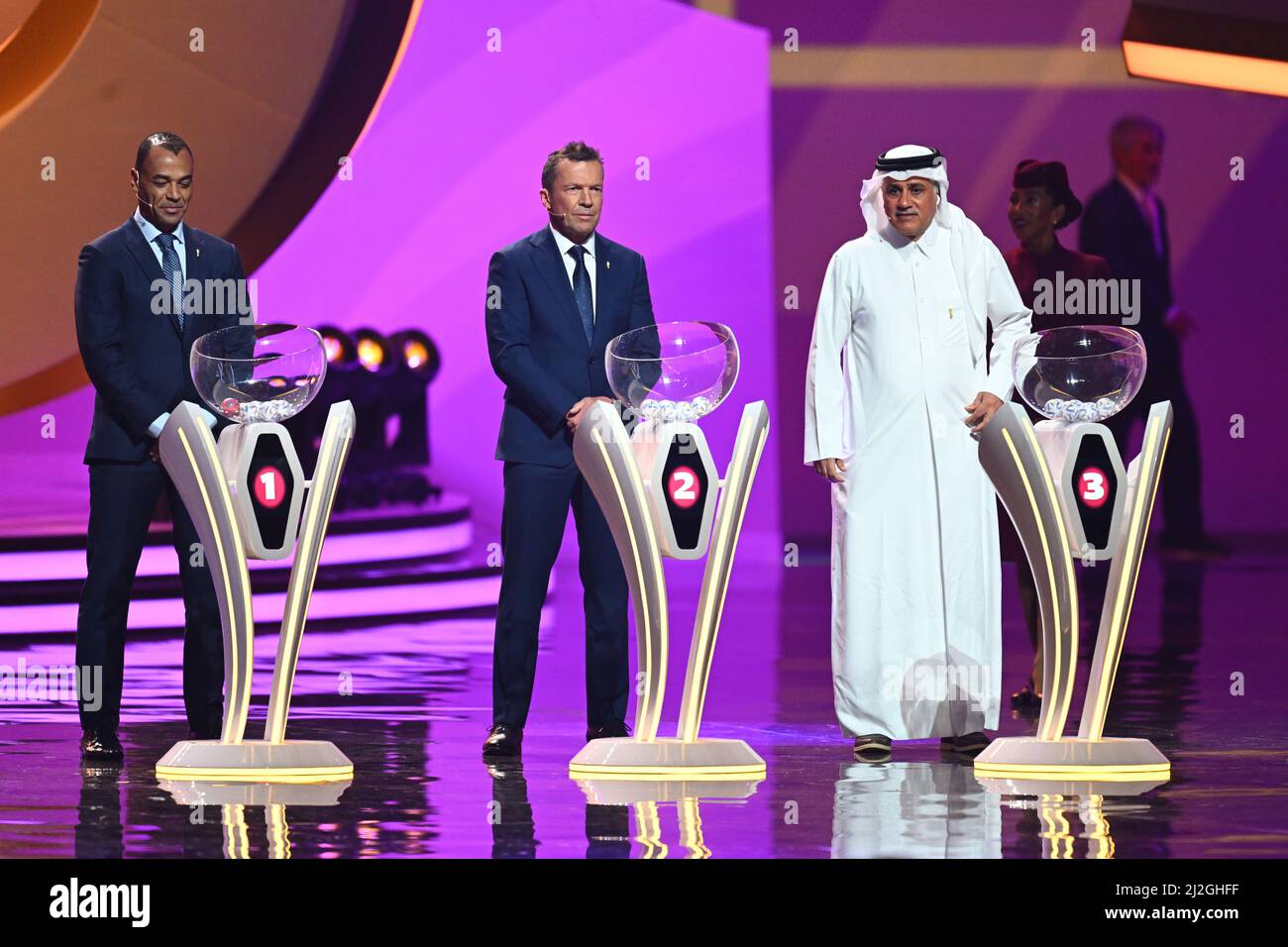 Doha, Qatar. 1st Apr 2022. DOHA, QATAR - APRIL 01: FIFA World Cup Qatar ...