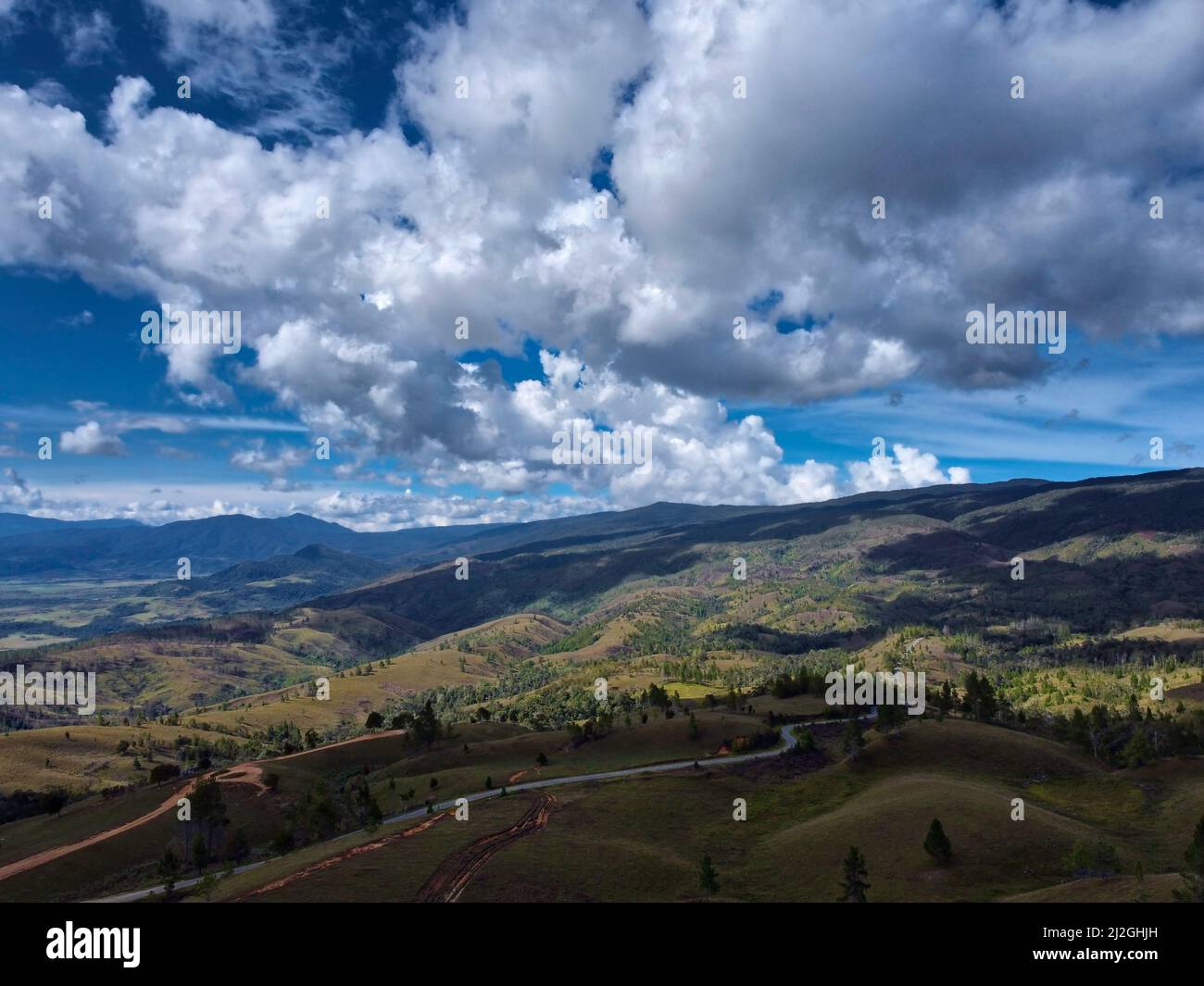 The path to Lore Lindu forest Taken @Napu peak, Central Sulawesi ...