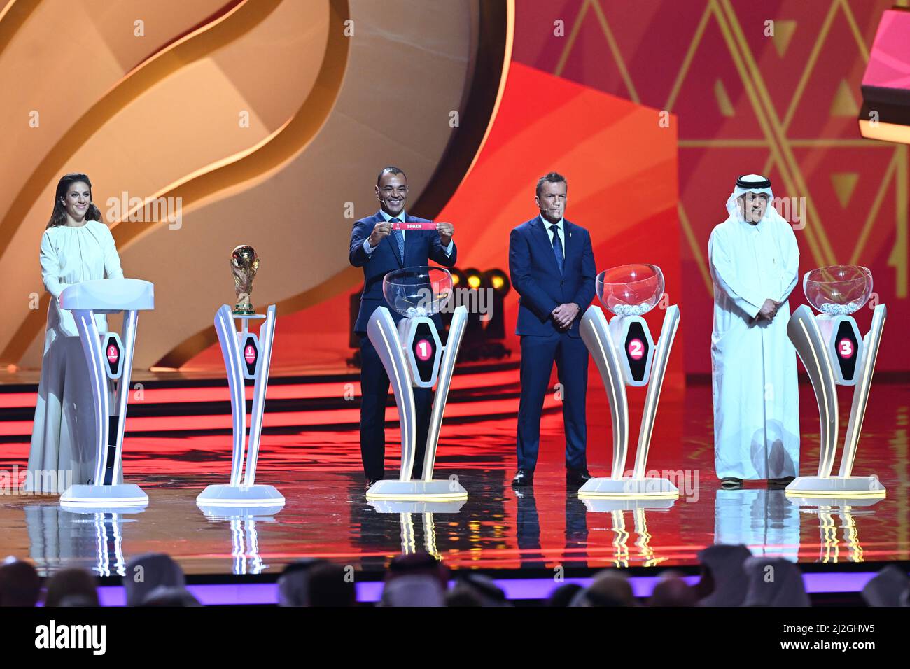 Doha, Qatar. 1st Apr 2022. DOHA, QATAR - APRIL 01: FIFA World Cup Qatar ...