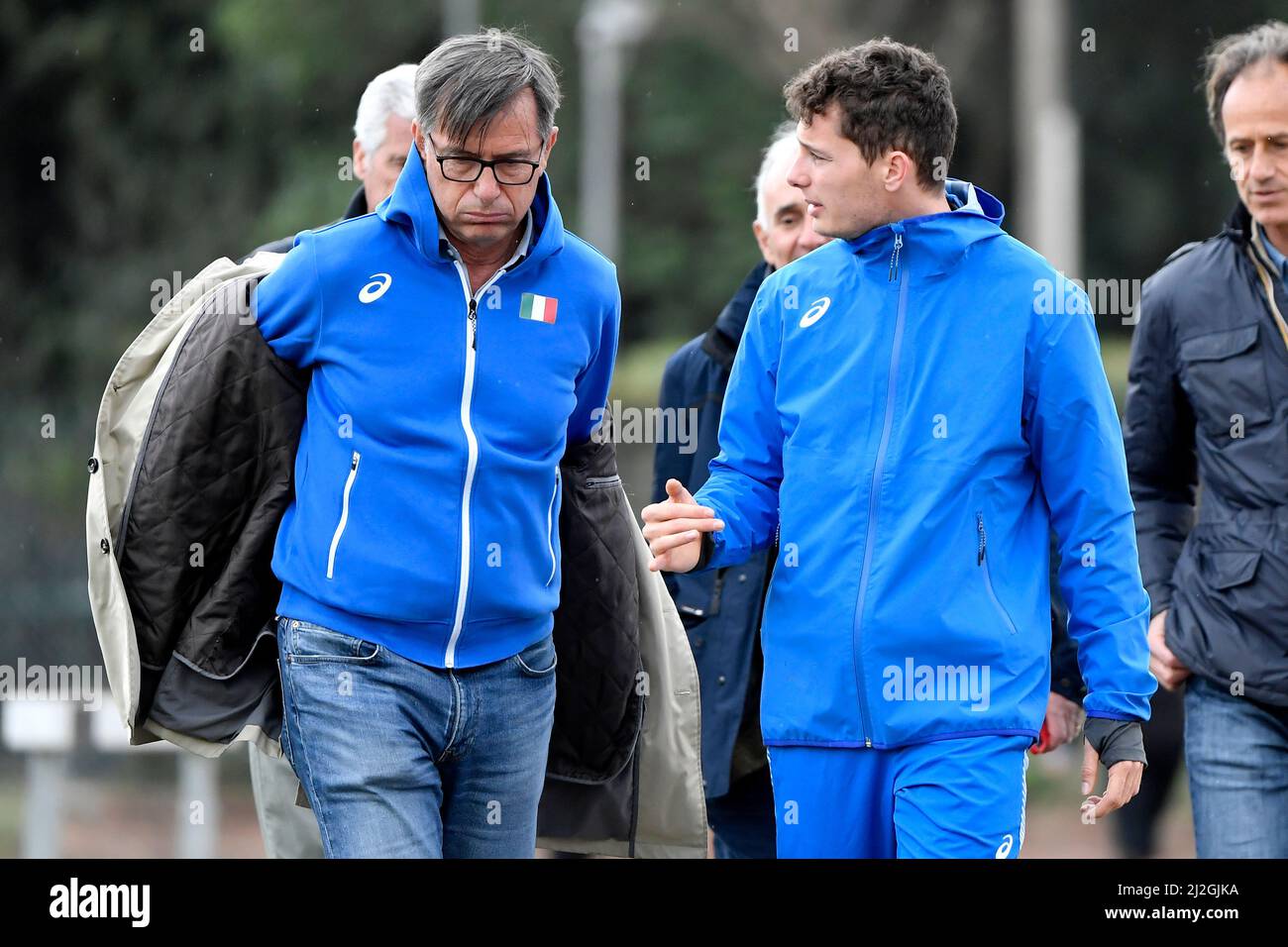 Rome, Italy. 01st Apr, 2022. Italian track and field sprinter Filippo ...