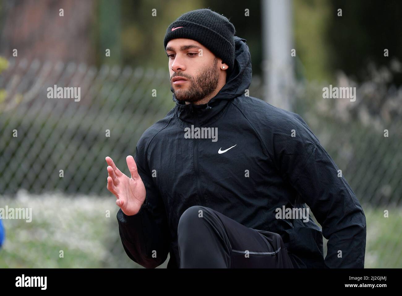 Rome, Italy. 01st Apr, 2022. Italian track and field sprinter Lamont ...