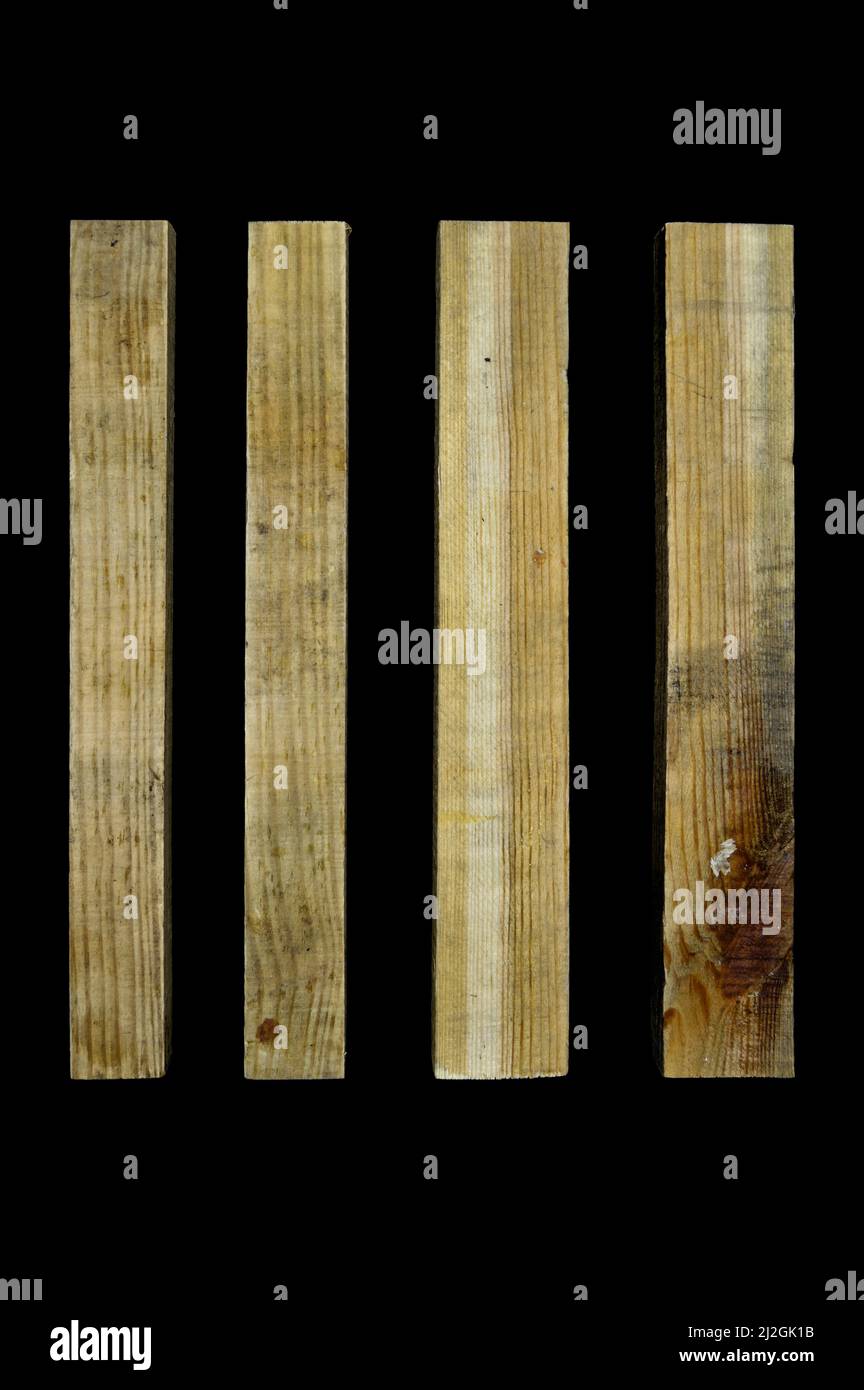 Natural pine wood plank texture. Grain, cover. Isolated on black ...