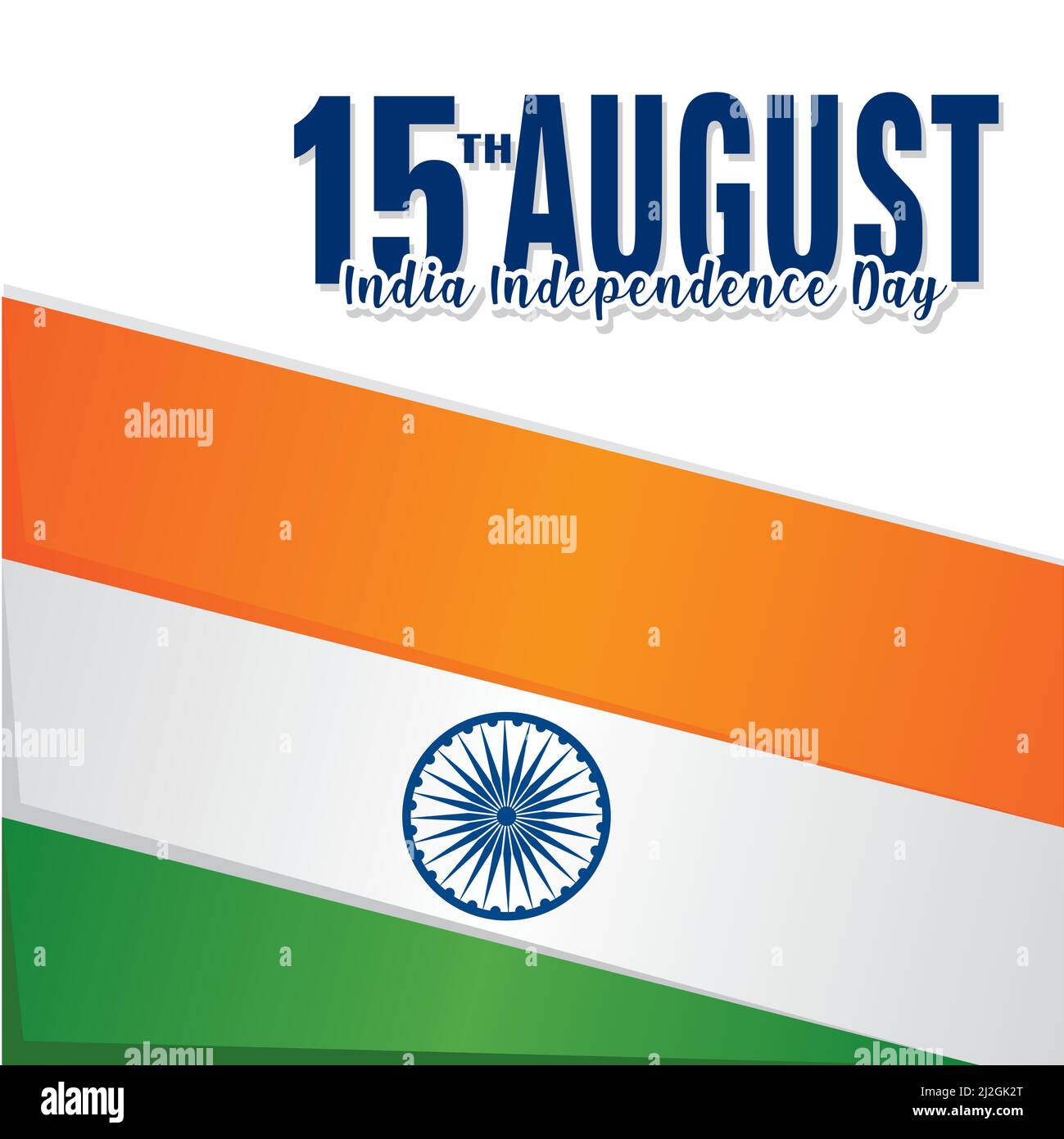 Poster 15 august flag India independence day vector illustration Stock ...
