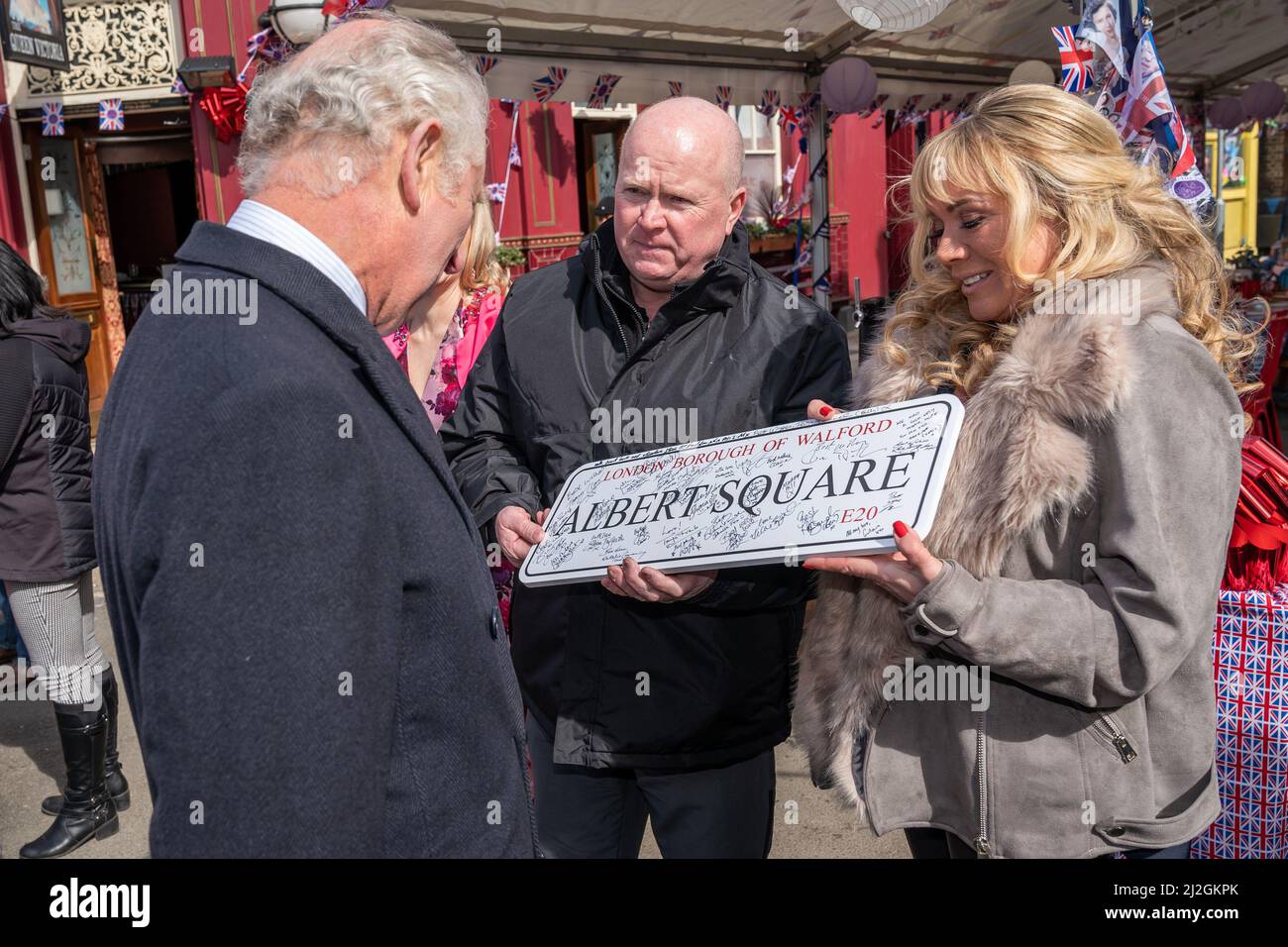 Albert square sign eastenders hi-res stock photography and images - Alamy