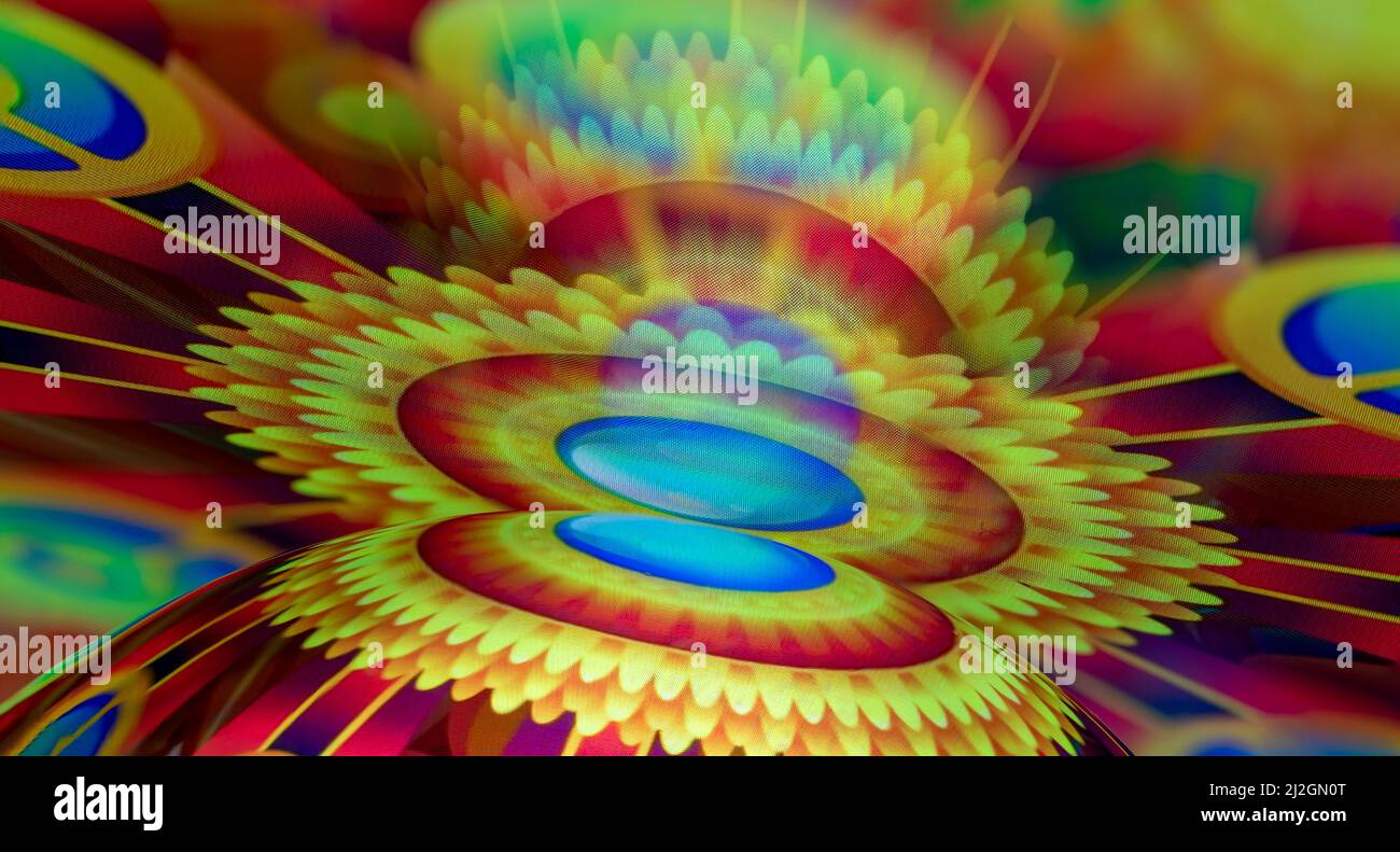 Abstract wave psychedelic background abstract hi-res stock photography ...