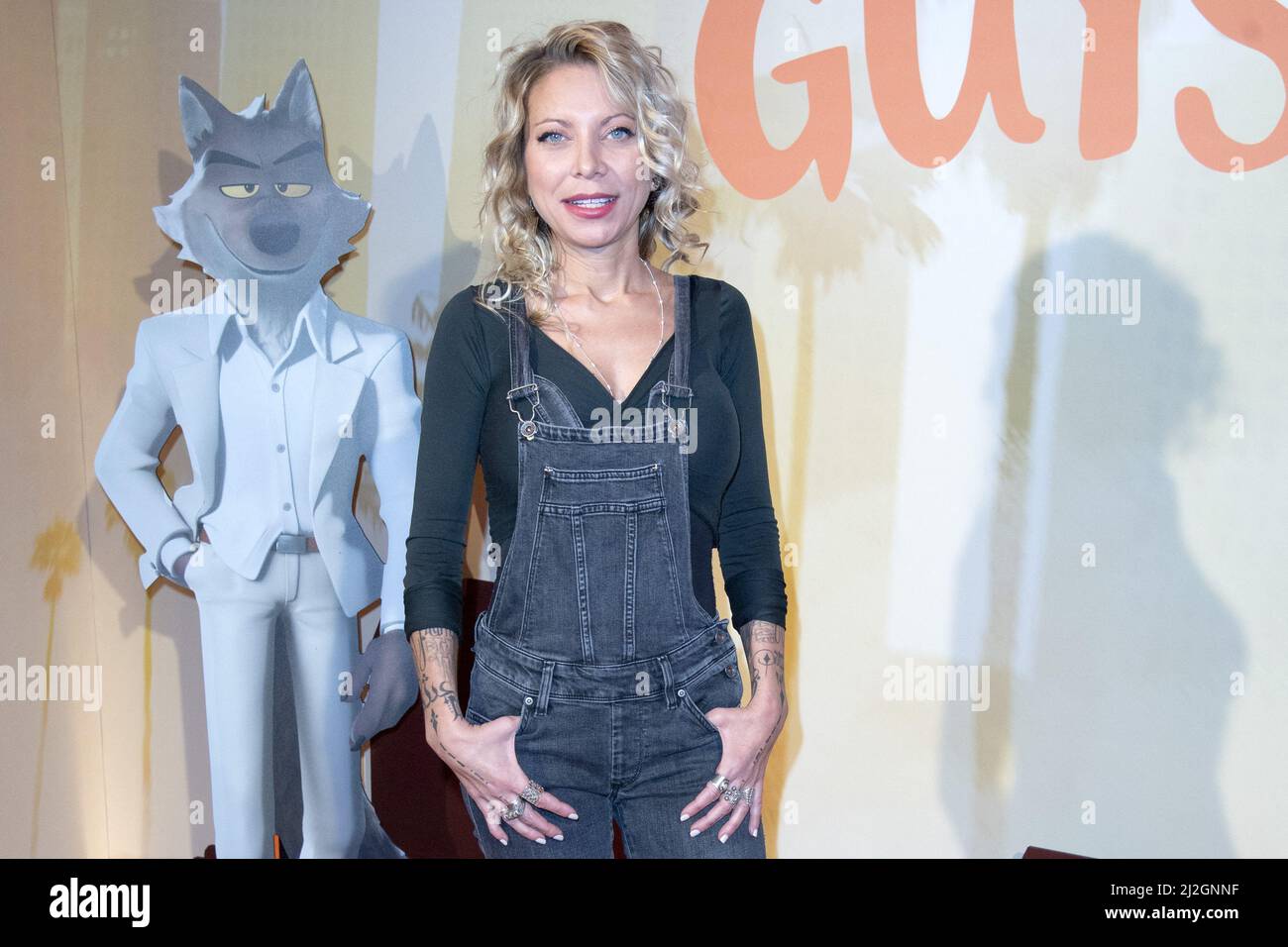 Paris, France. 1st Apr 2022. Doully attending the Les Bad Guys french ...