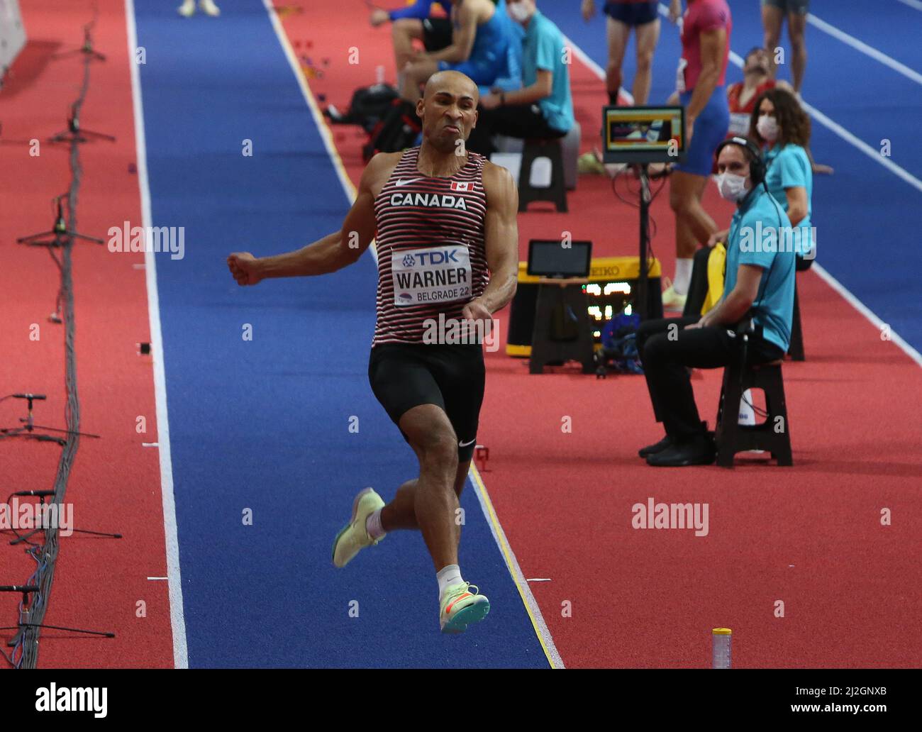 Damian WARNER of Canada Long Jump Heptathlon Men during the World ...