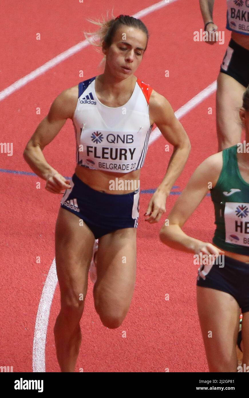 Aurore FLEURY of France Heat 1500 M Women during the World Athletics ...