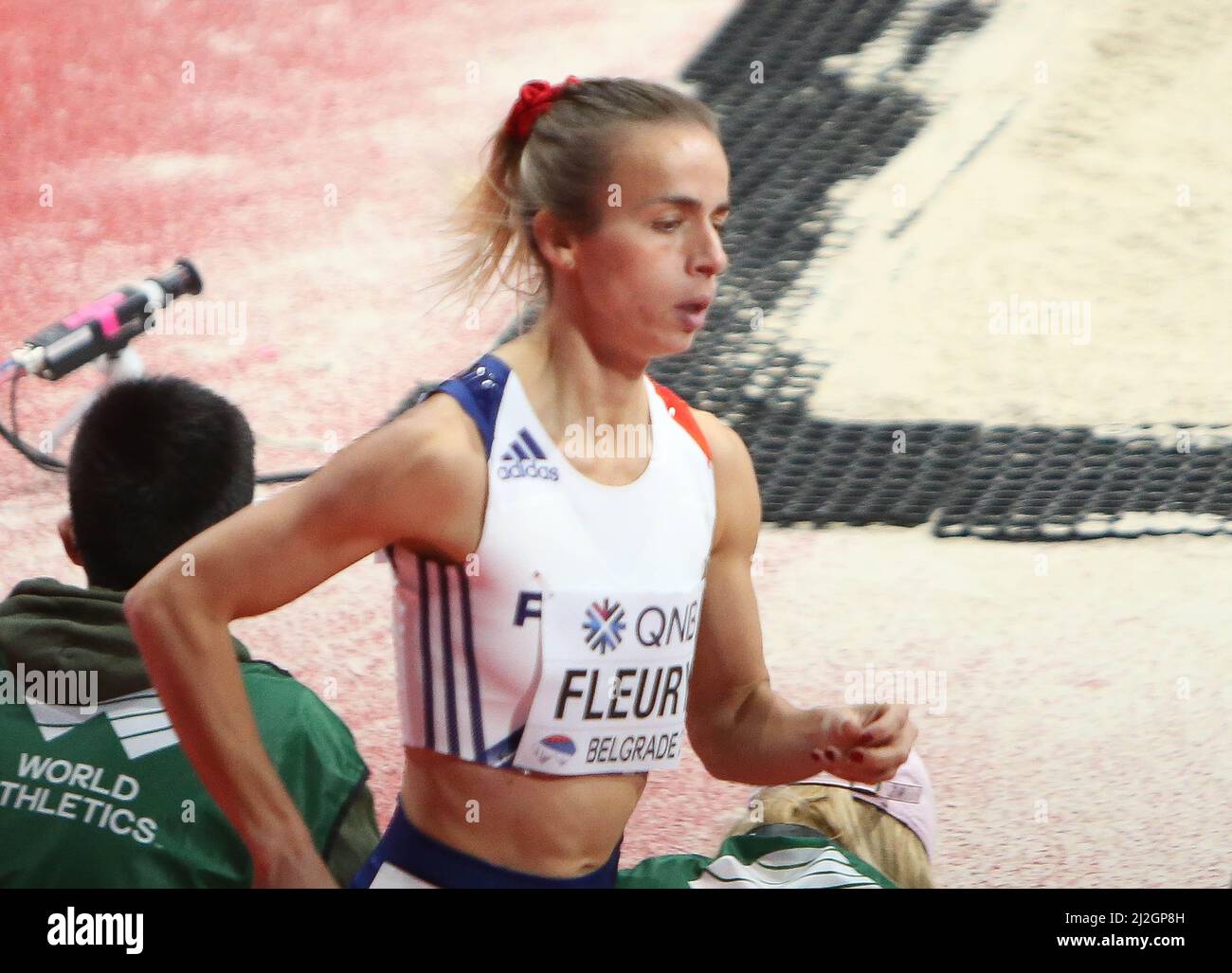 Aurore FLEURY of France Heat 1500 M Women during the World Athletics ...