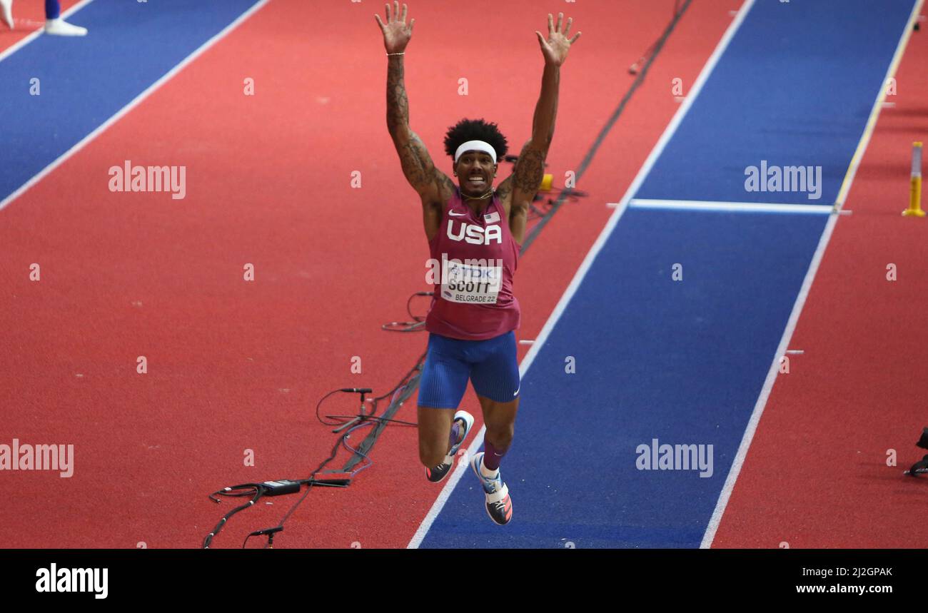 Donald SCOTT of USA Final Triple Jump Men during the World Athletics ...