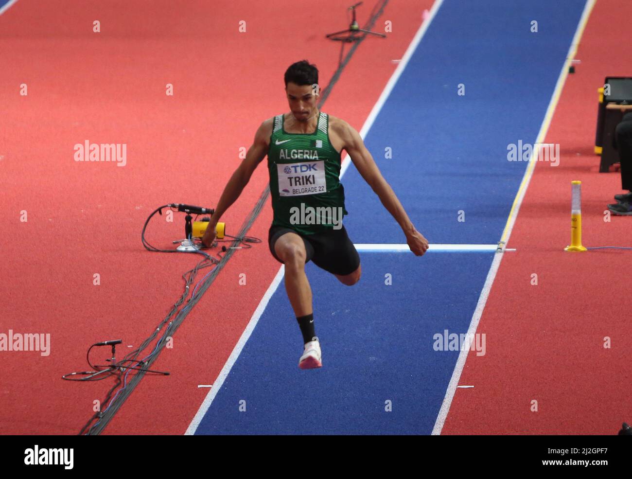 Yasser Mohammed TRIKI of AlgerieFinal Triple Jump Men during the World ...