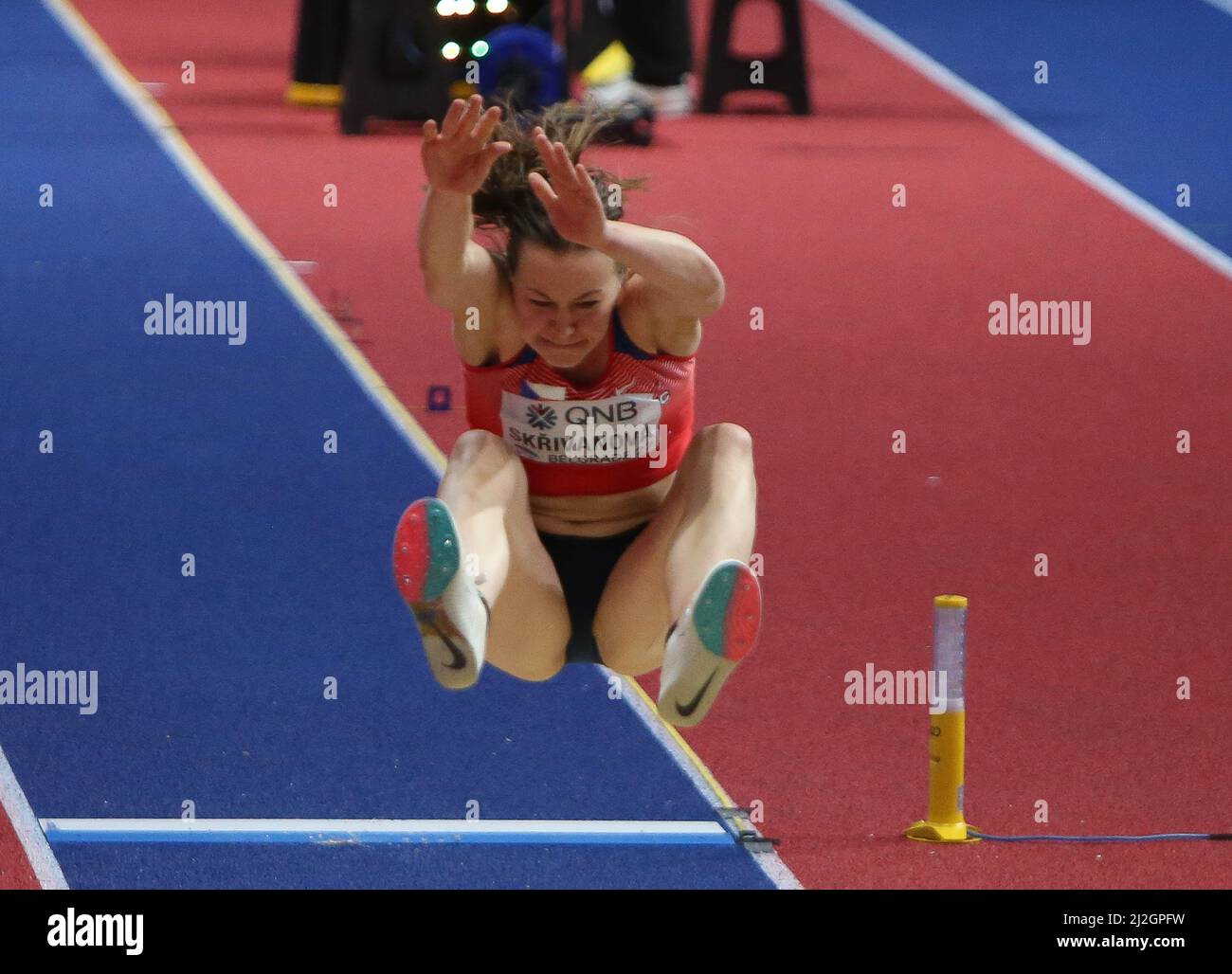 Dorota SKŘIVANOVÁ of CZE Long Jump PENTATHLON Women during the World ...