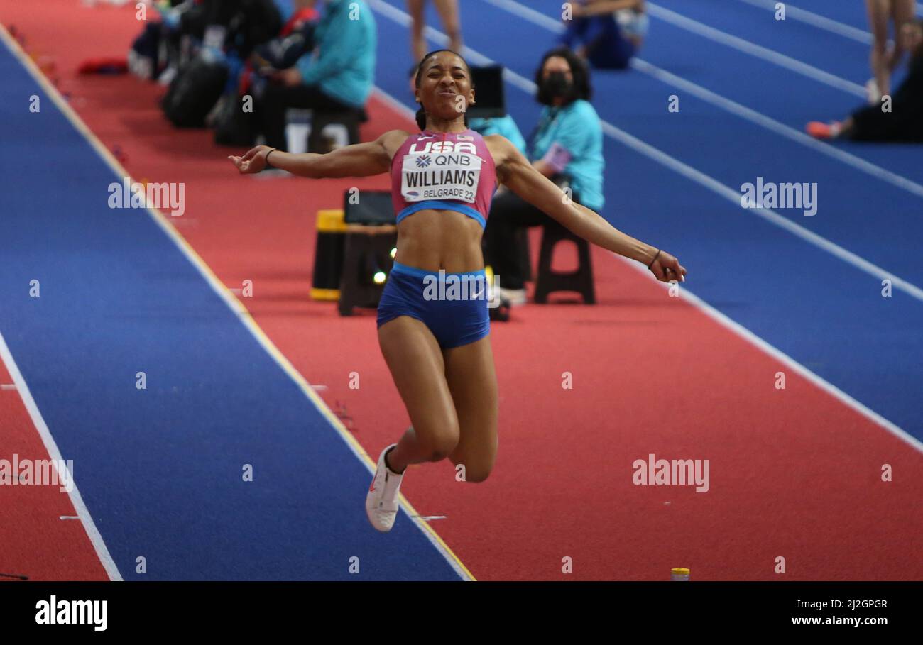 Kendell WILLIAMS of USA Long Jump PENTATHLON Women during the World ...