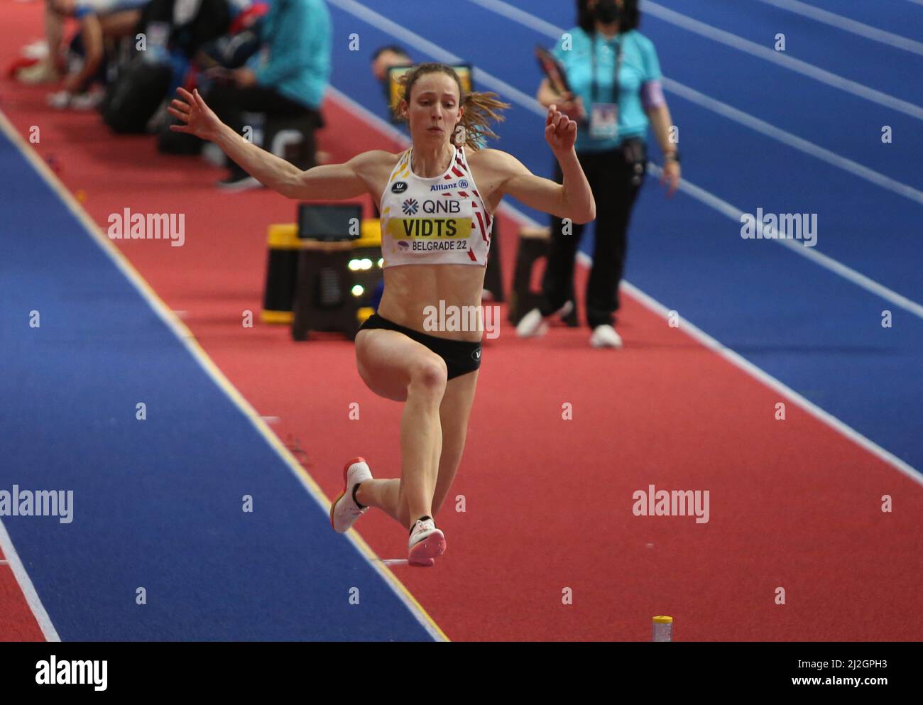 Noor VIDTS of Belgium Long Jump PENTATHLON Women during the World ...