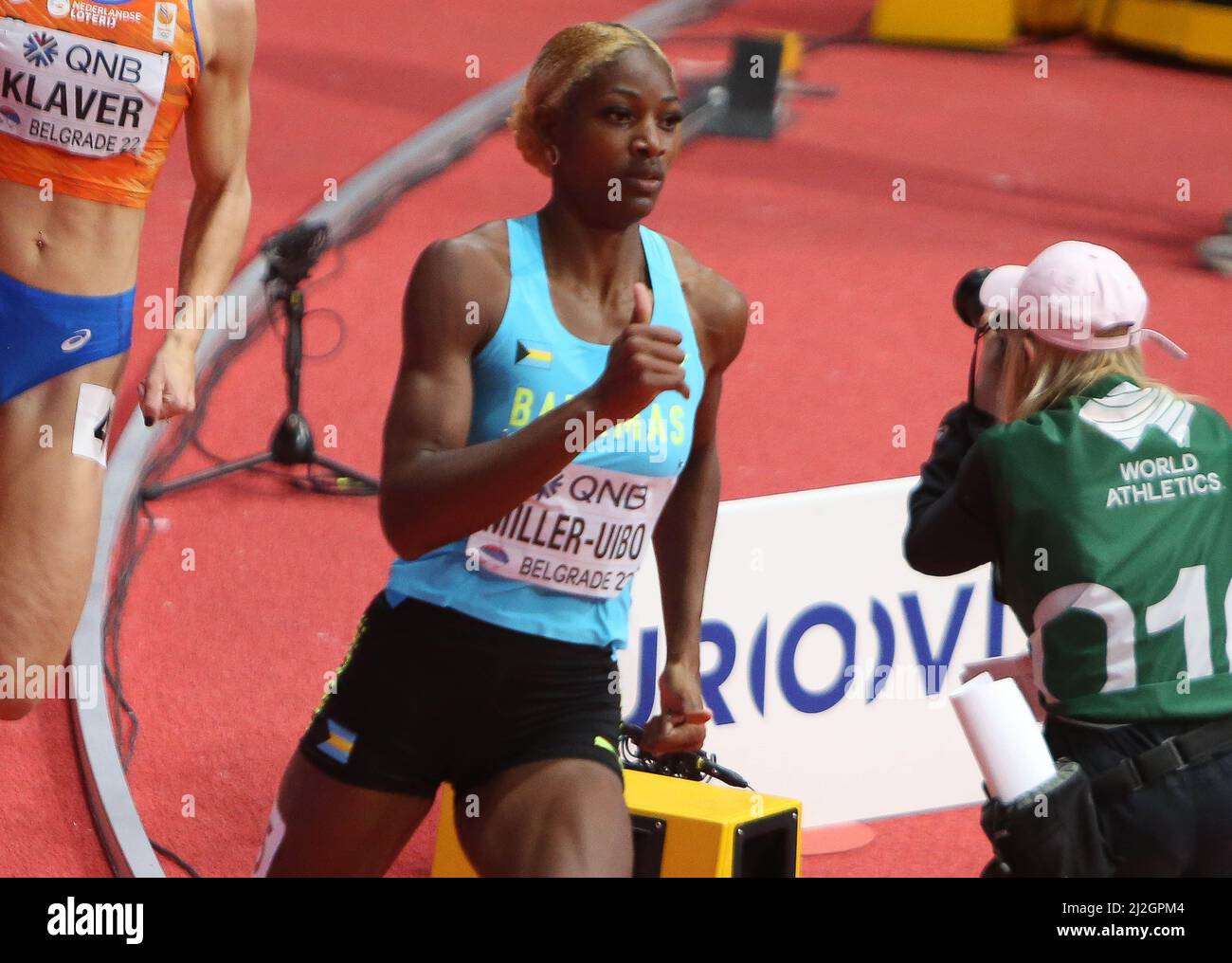Shaunae MILLER-UIBO of Bahamas 1/2 Finale 400 M Women during the World ...