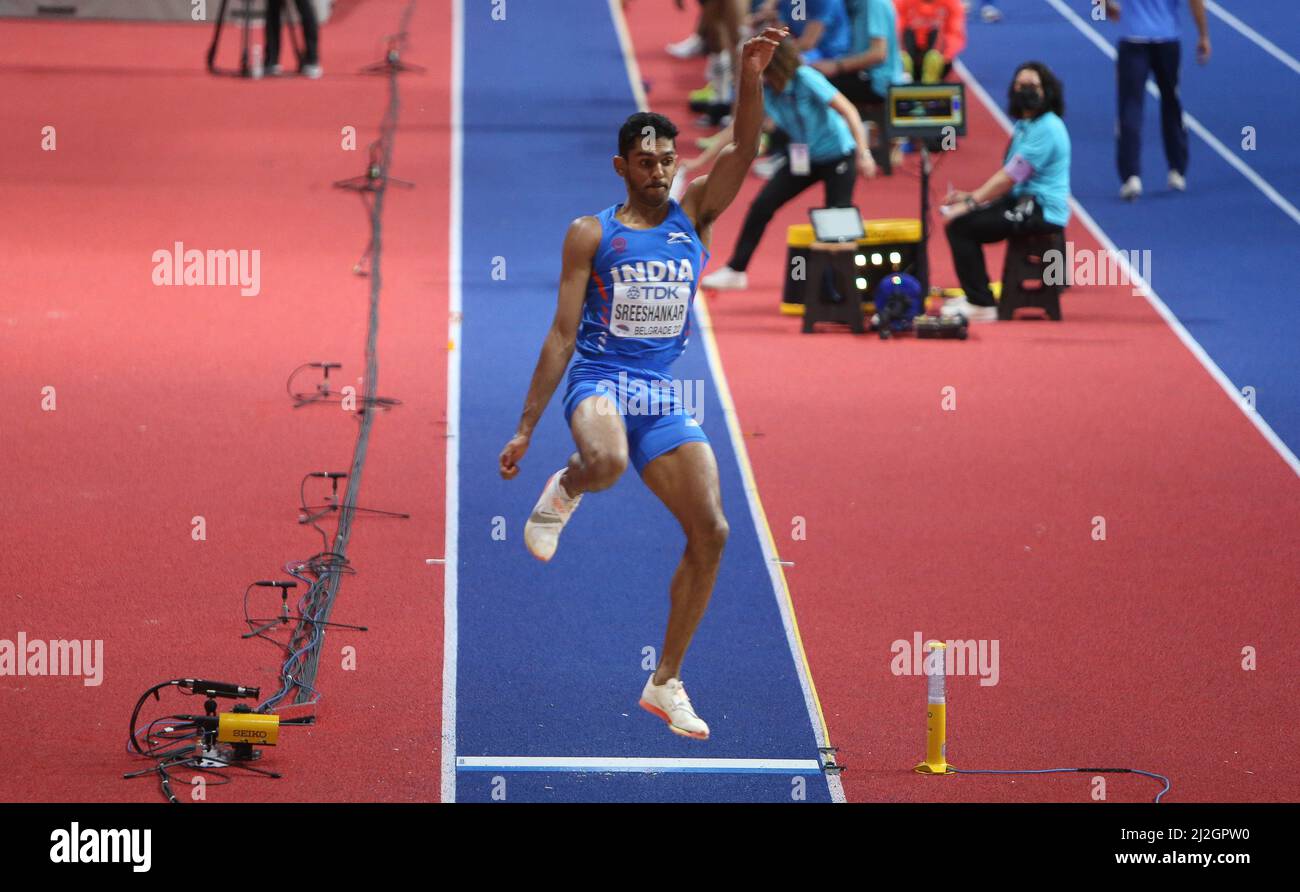 . SREESHANKAR of Inde Final Long Jump Men during the World Athletics ...