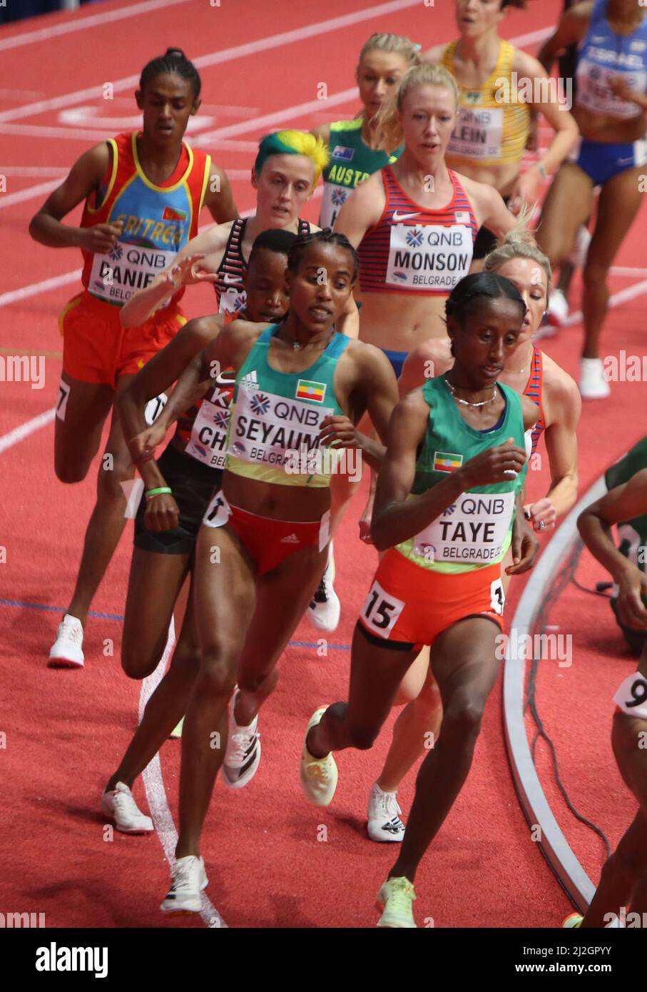 Ejgayehu TAYE of Ethiopie , Elinor PURRIER ST. PIERRE of USA , Beatrice ...