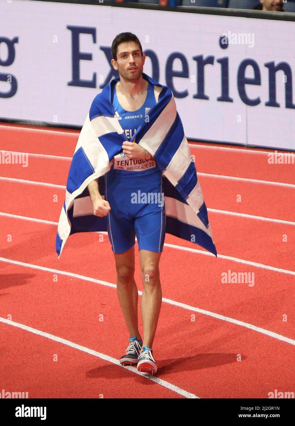 Miltiadis TENTOGLOU of Grece Final Long Jump Men during the World ... Miltiadis TENTOGLOU of Grece Final Long Jump Men during the World ...
