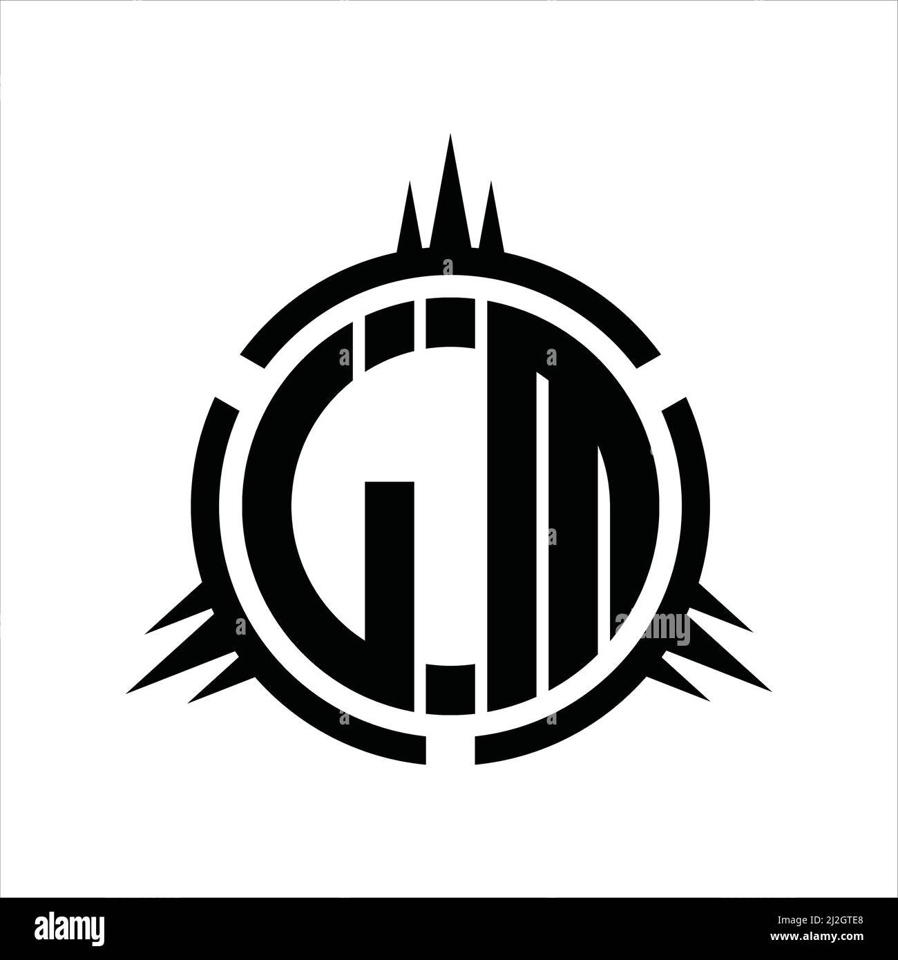 JM Logo monogram isolated on circle element design template Stock Vector Image & Art - Alamy