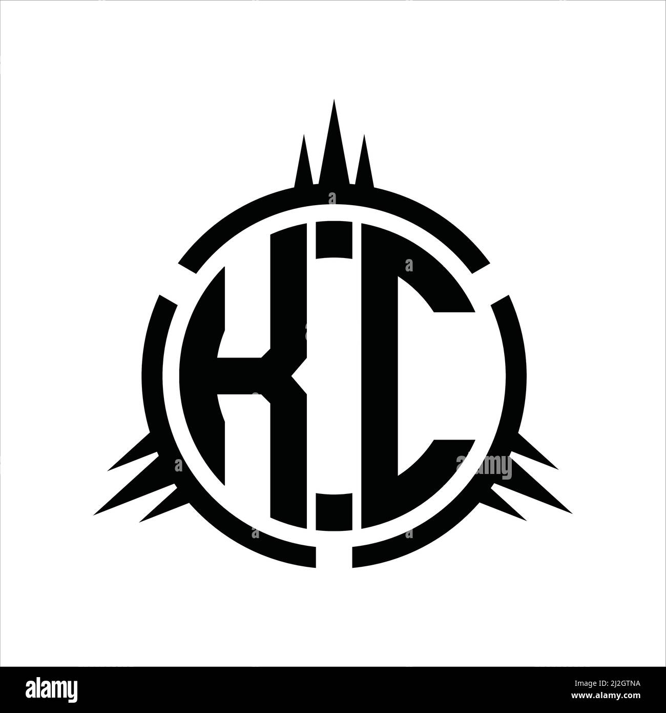 Kc circle logo hi-res stock photography and images - Alamy