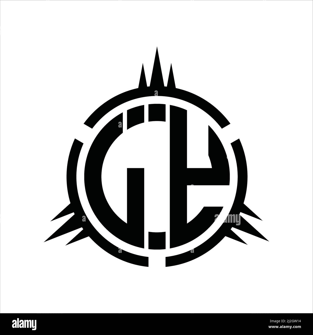 JY Logo monogram isolated on circle element design template Stock ...