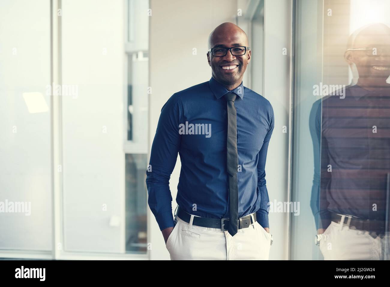If you work hard, success will come. Cropped portrait of a handsome ...