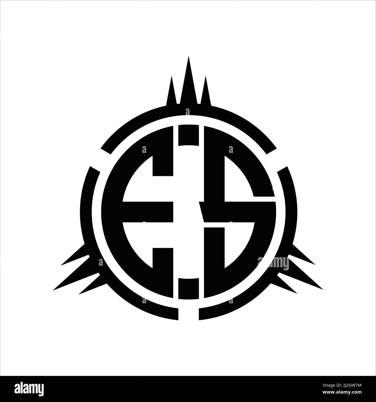 Es logo Stock Vector Images - Alamy