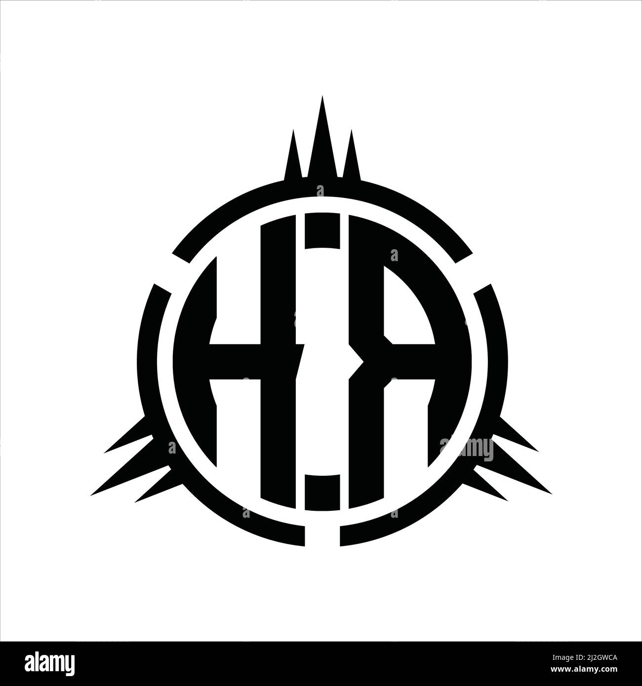 Hr circle logo hi-res stock photography and images - Alamy