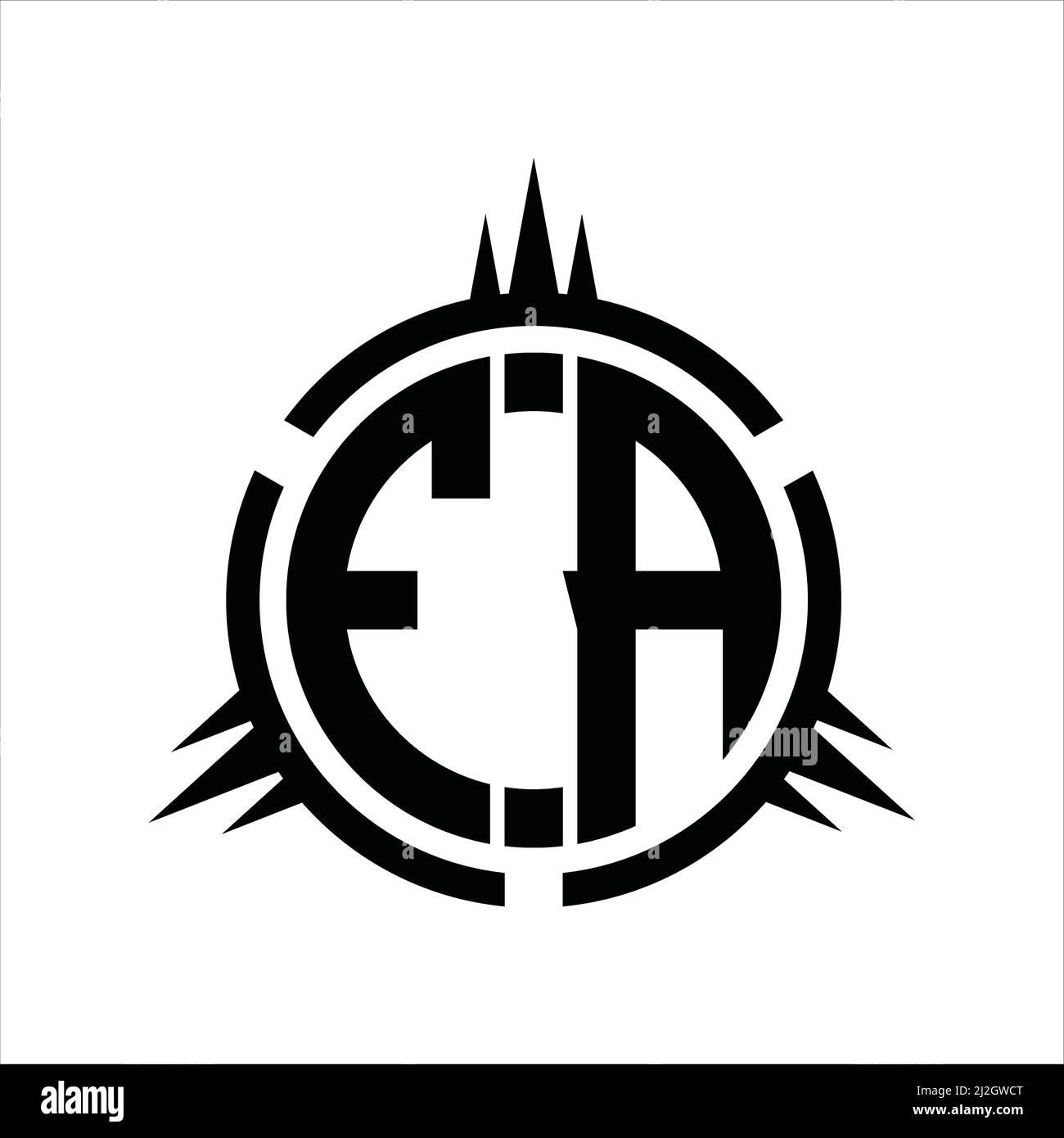 The fa logo Stock Vector Images - Alamy