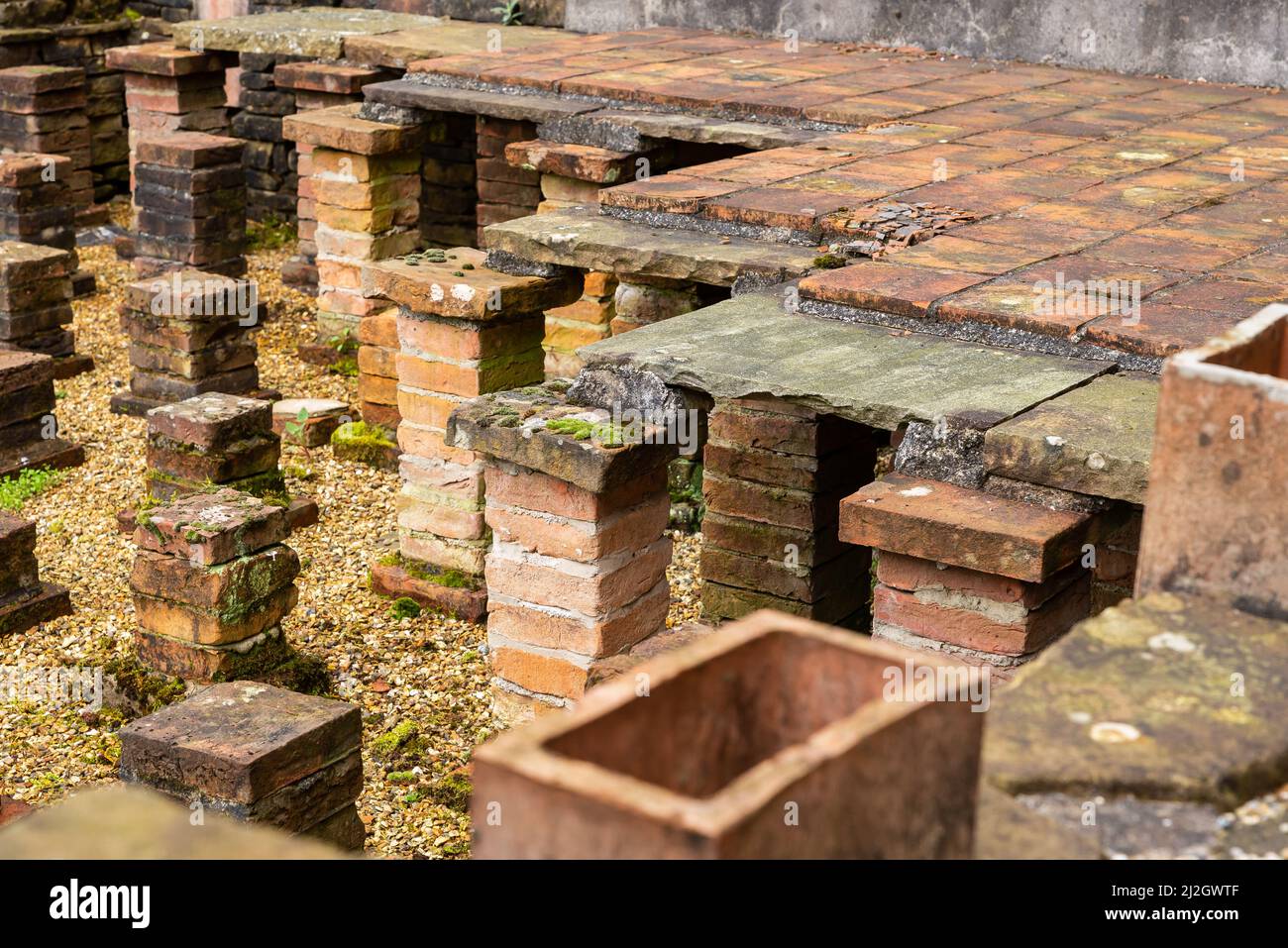 Reconstruction of the roman baths hi-res stock photography and images ...