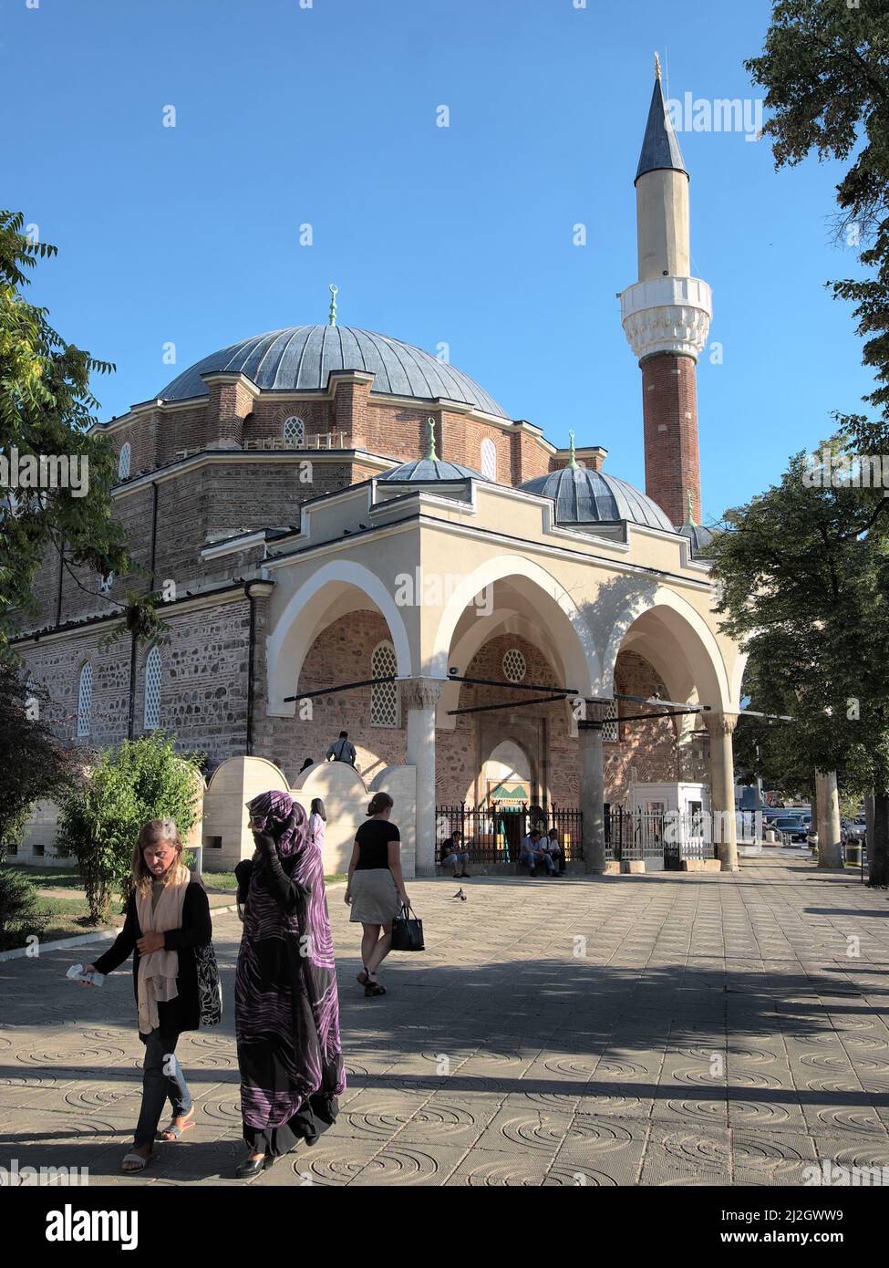 SOFIA, BULGARIA - AUGUST 04, 2017: Mosque Banya Bashi was built in 1576 ...