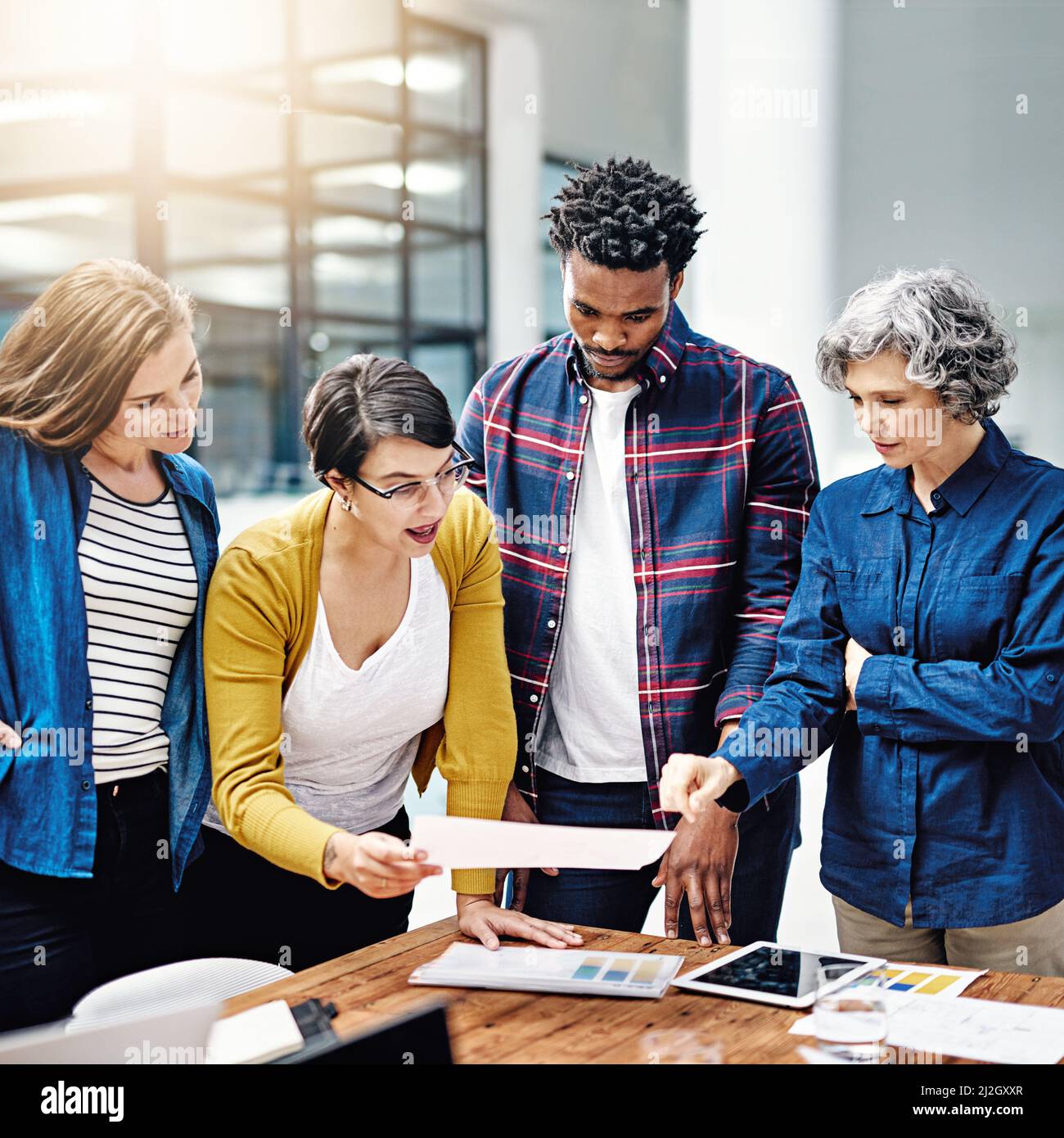 These drafts are looking quite accurate so far. Cropped shot of a group ...
