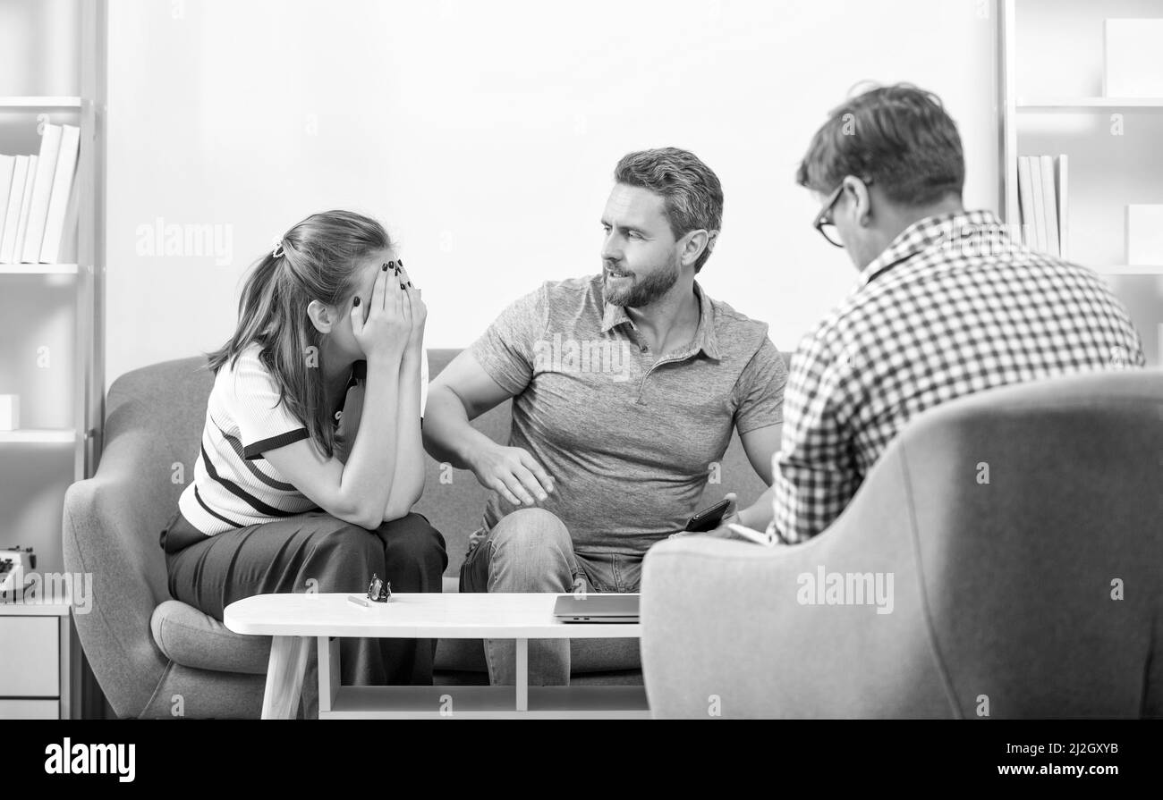 Family life stress Black and White Stock Photos & Images - Alamy
