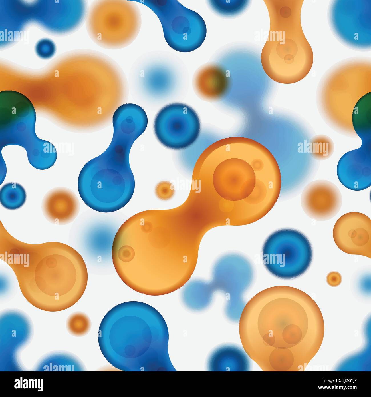 Molecules seamless background. Science and microbiology concept ...