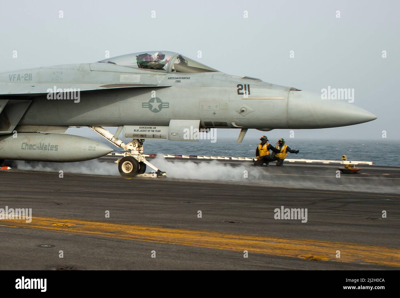 220331-N-PG226-1224 IONIAN SEA (Mar. 31, 2022) An F/A-18E Super Hornet ...