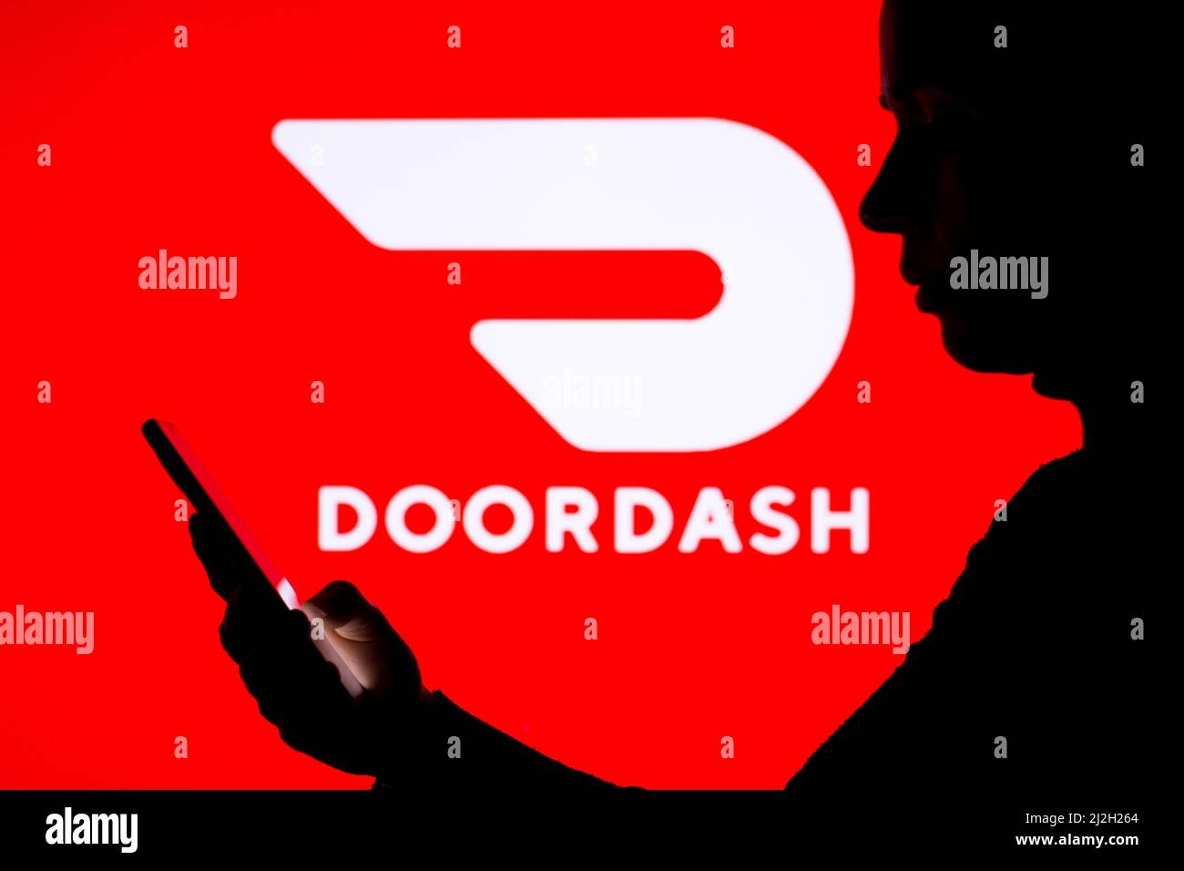 Logo doordash hi-res stock photography and images - Alamy