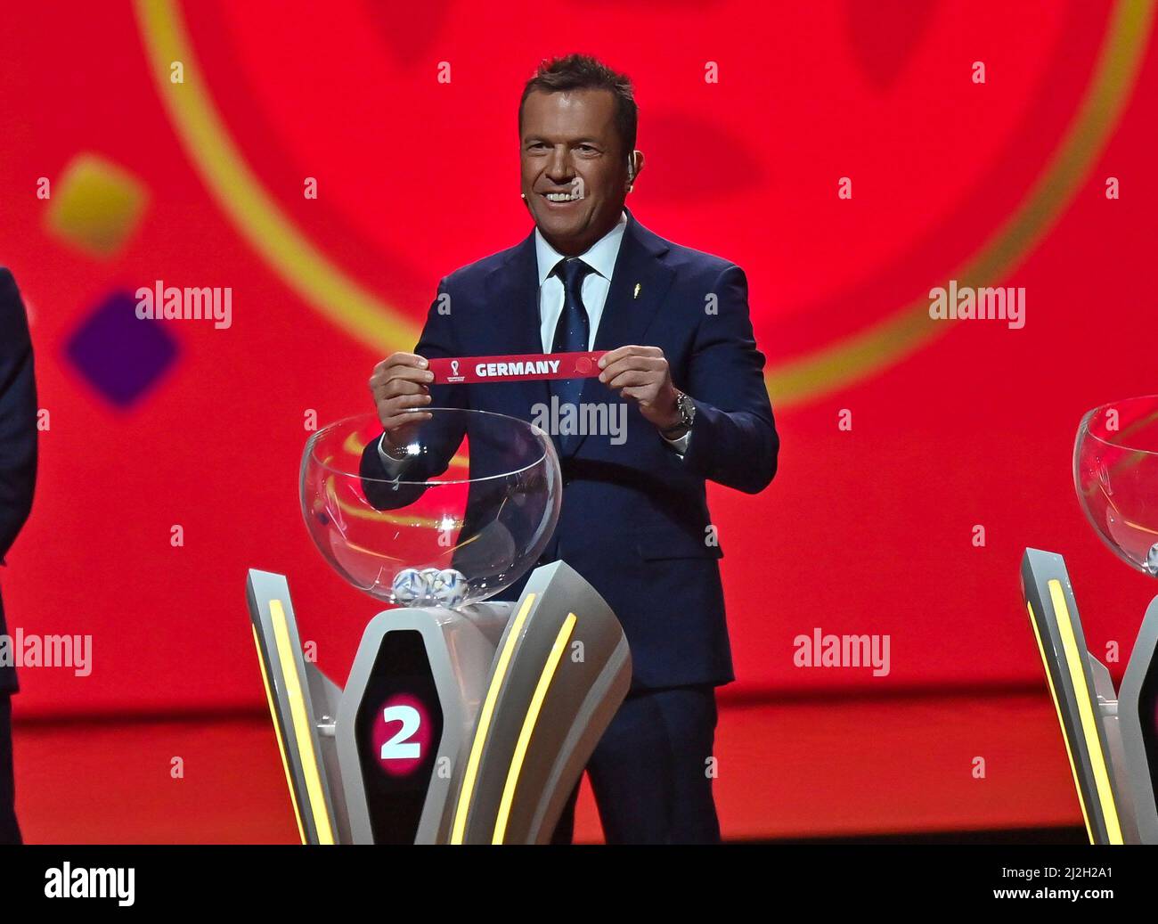 Doha, Qatar. 1st Apr, 2022. Former German football player Lothar ...